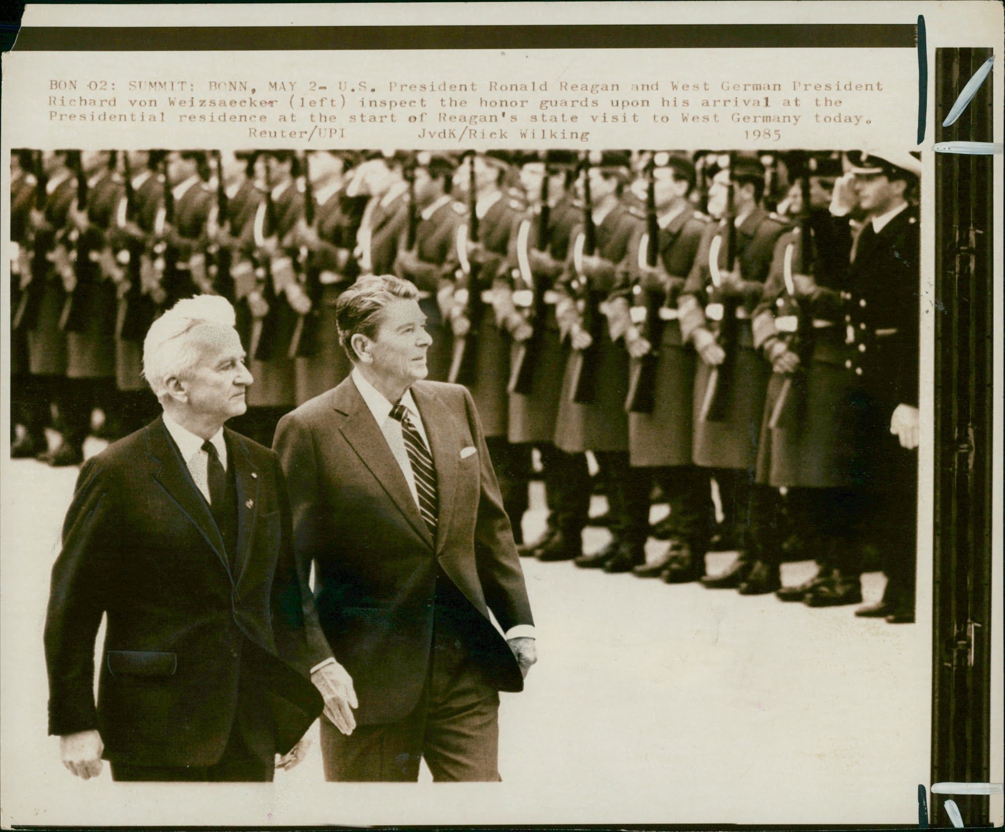 Ronald Reagan 1989. - Vintage Photograph