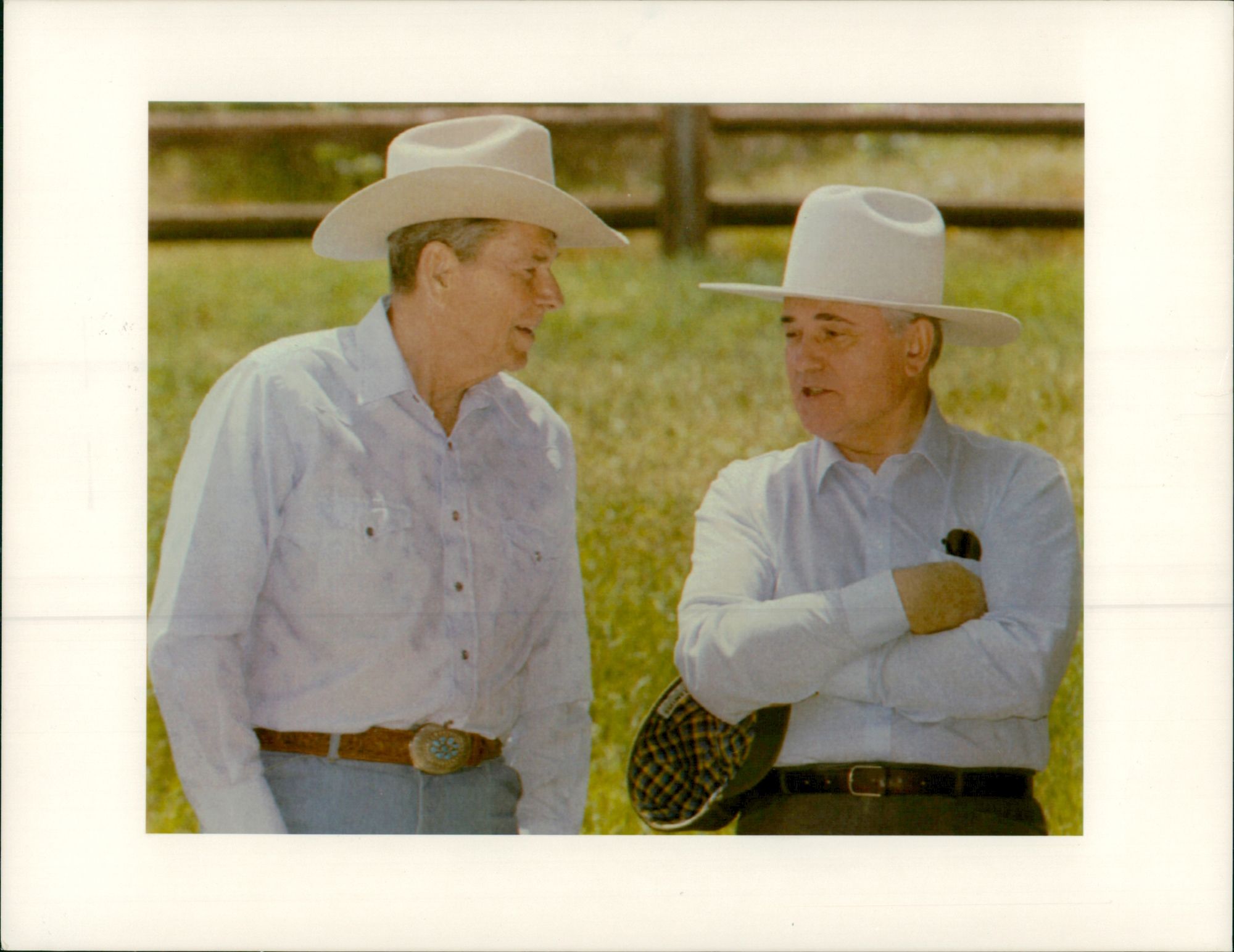 Ronald Reagan 1989. - Vintage Photograph