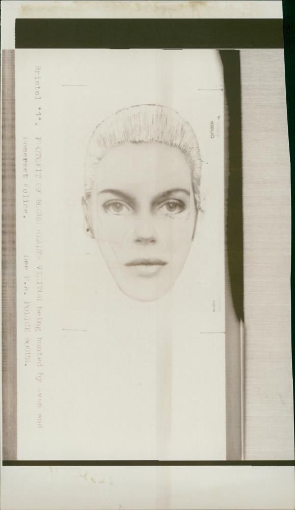photofit identification system and identikit - Vintage Photograph