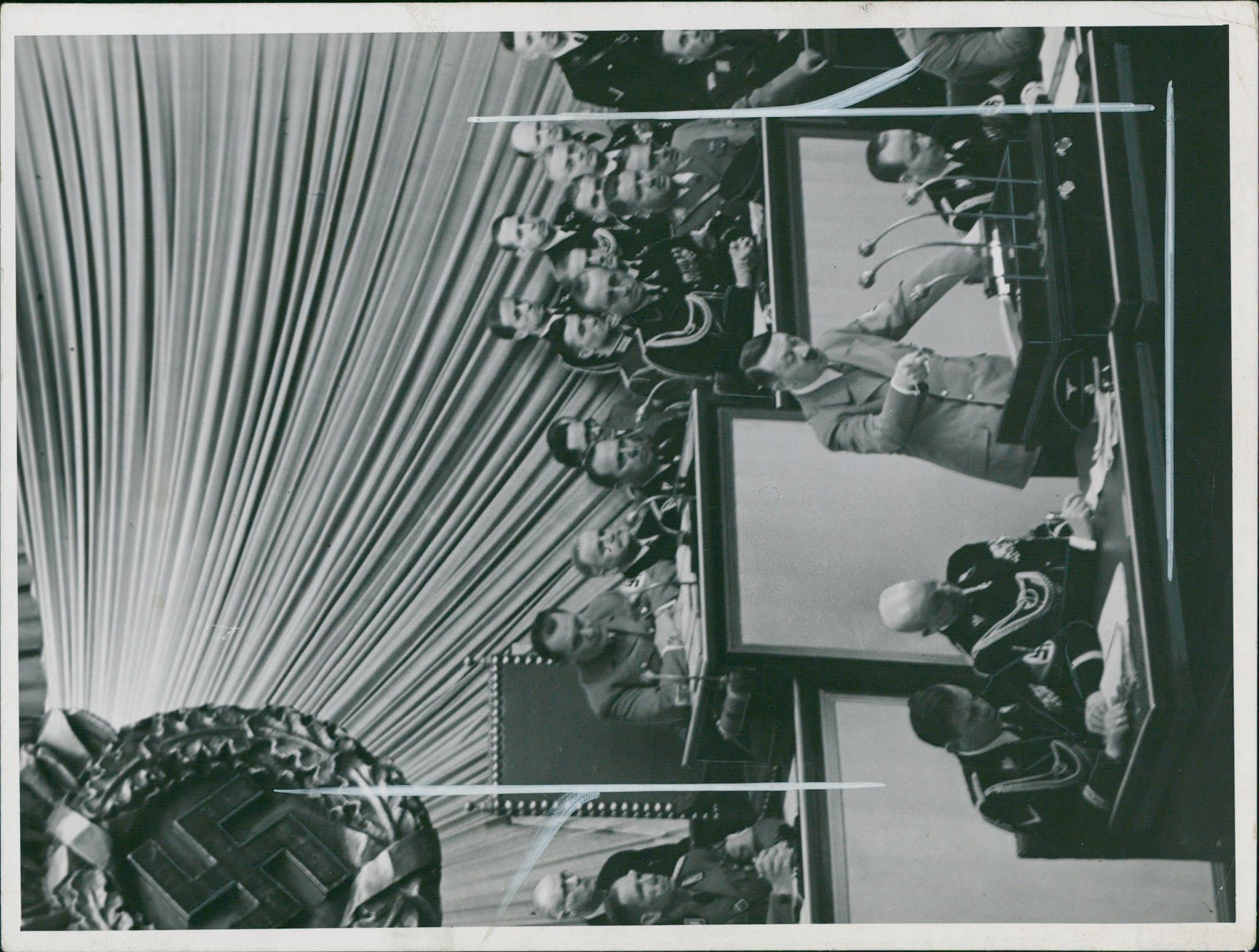 young goering,Herr hitler seen while addressing the reichstag. - Vinta