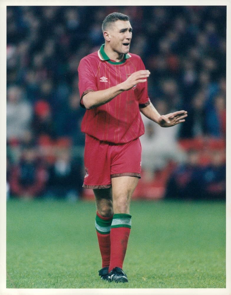 Footballer Vinnie Jones, Wales national football team - Vintage Photog