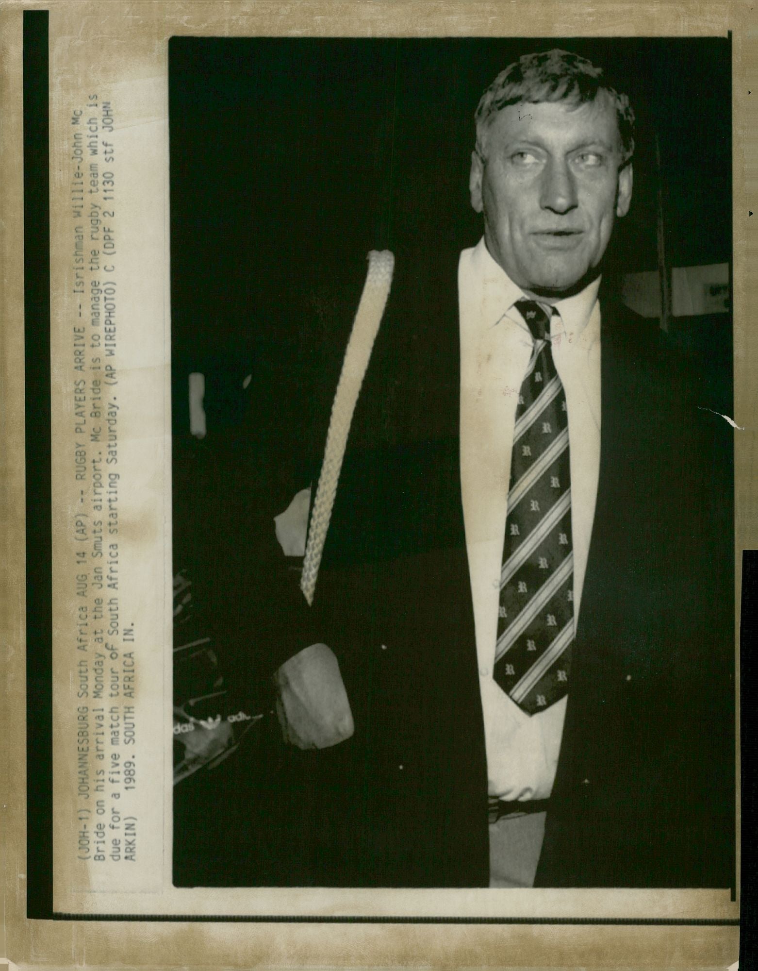 Willie John McBride Rugby union lock. - Vintage Photograph