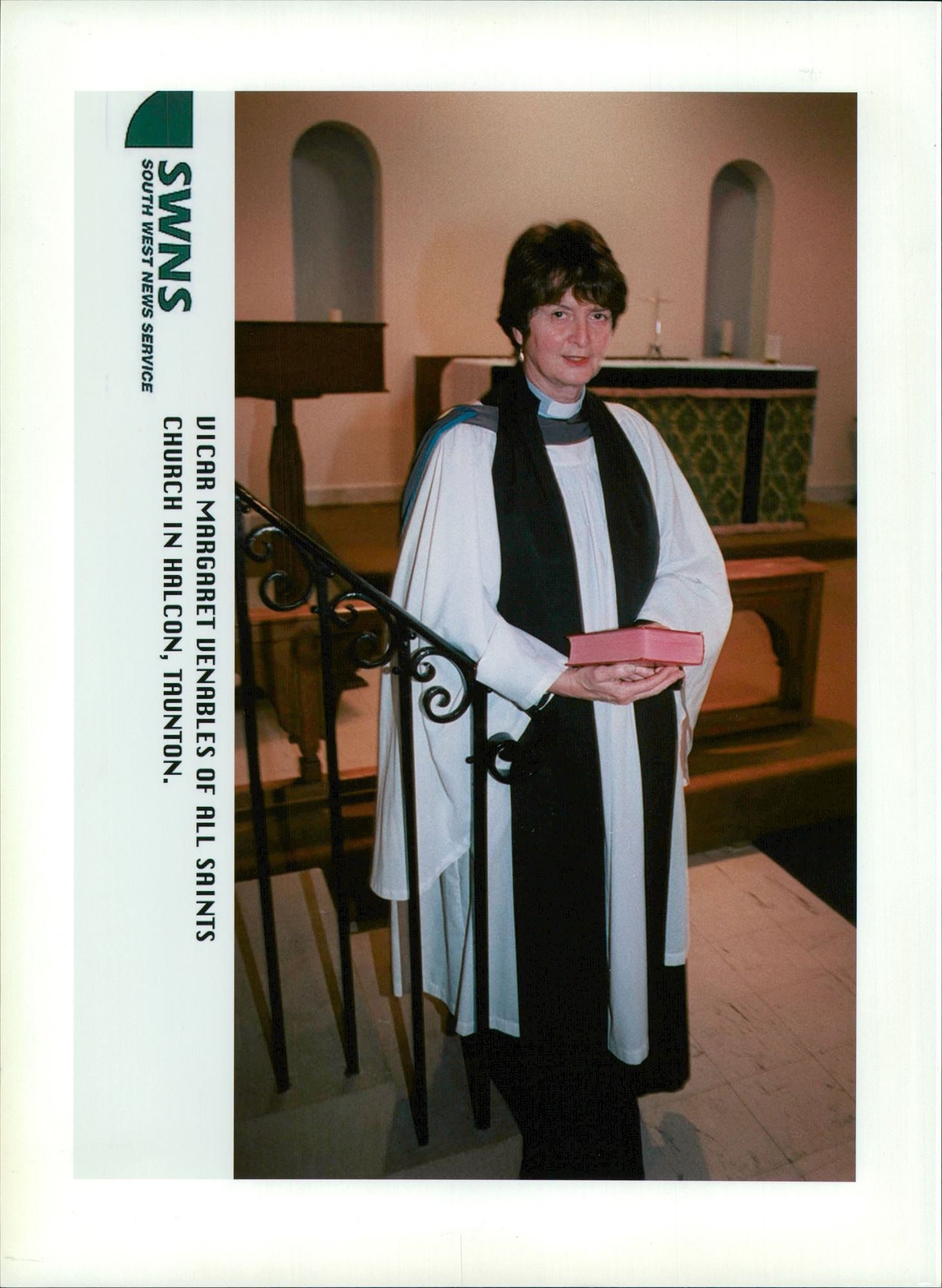 Vicar margaret venables. - Vintage Photograph