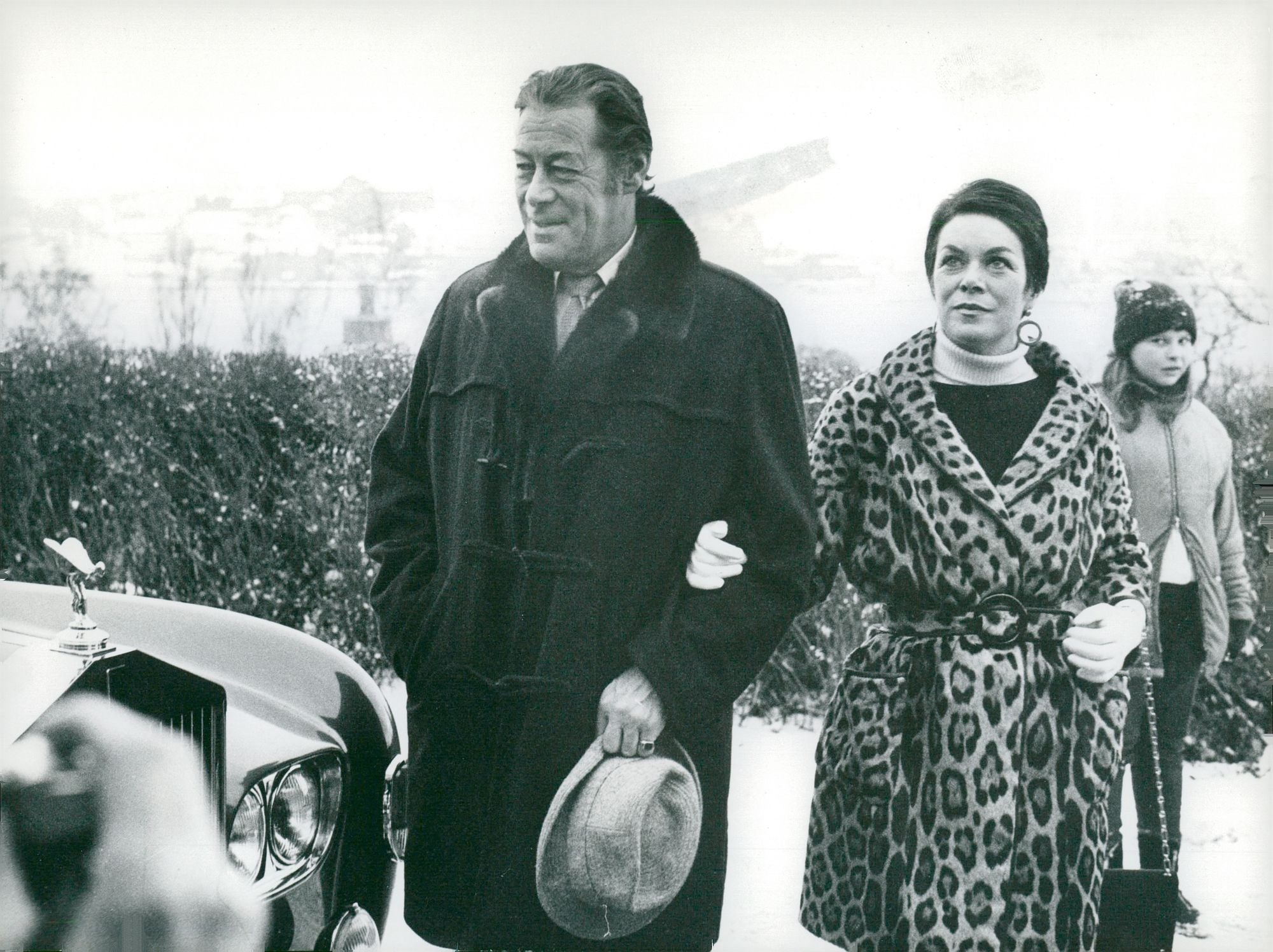 Rex Harrison along with his wife Rachel Roberts at Skansen - Vintage P