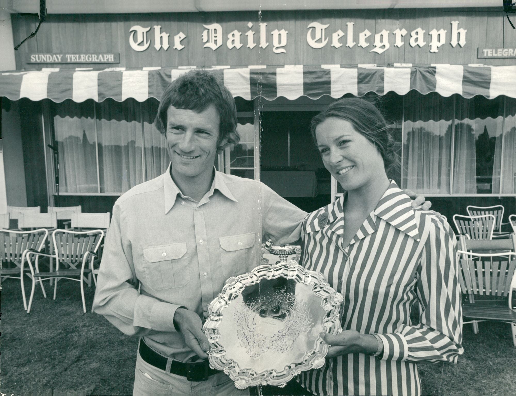Bernard Fitchett and Miss Deirdre Reeves - Vintage Photograph