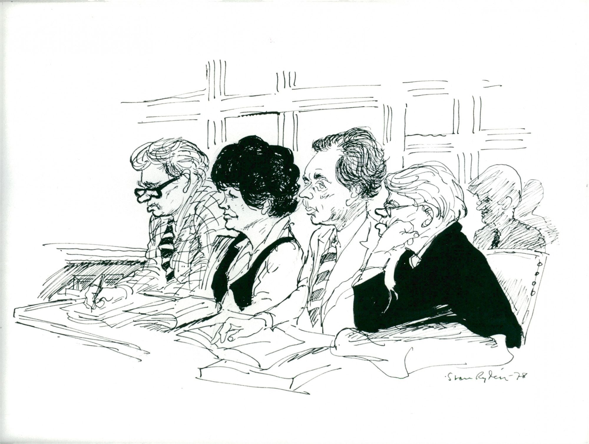 1978 HEDEBY BANK RAEBLADET BERIT BERG CAPTION VENIA CONTESTI DAVID - V