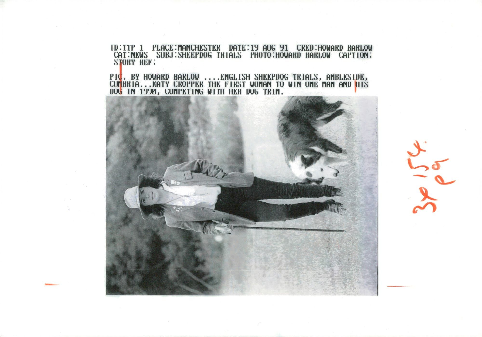 Katy Cropper, who last year became the first woman to win "One Man and