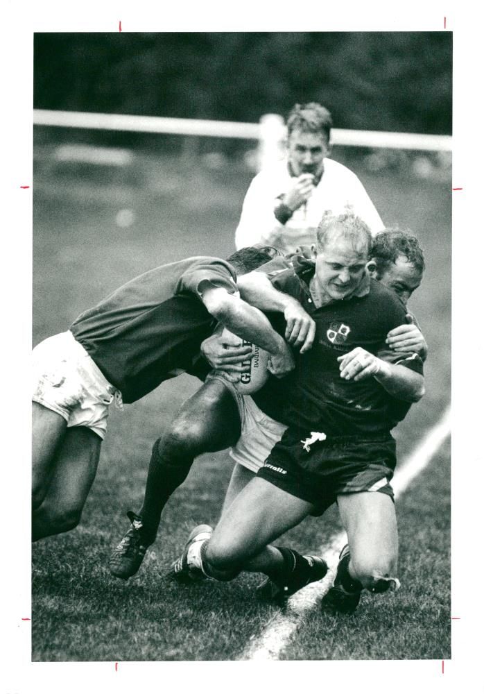 Dewi Morris Commentator and david pegler. - Vintage Photograph
