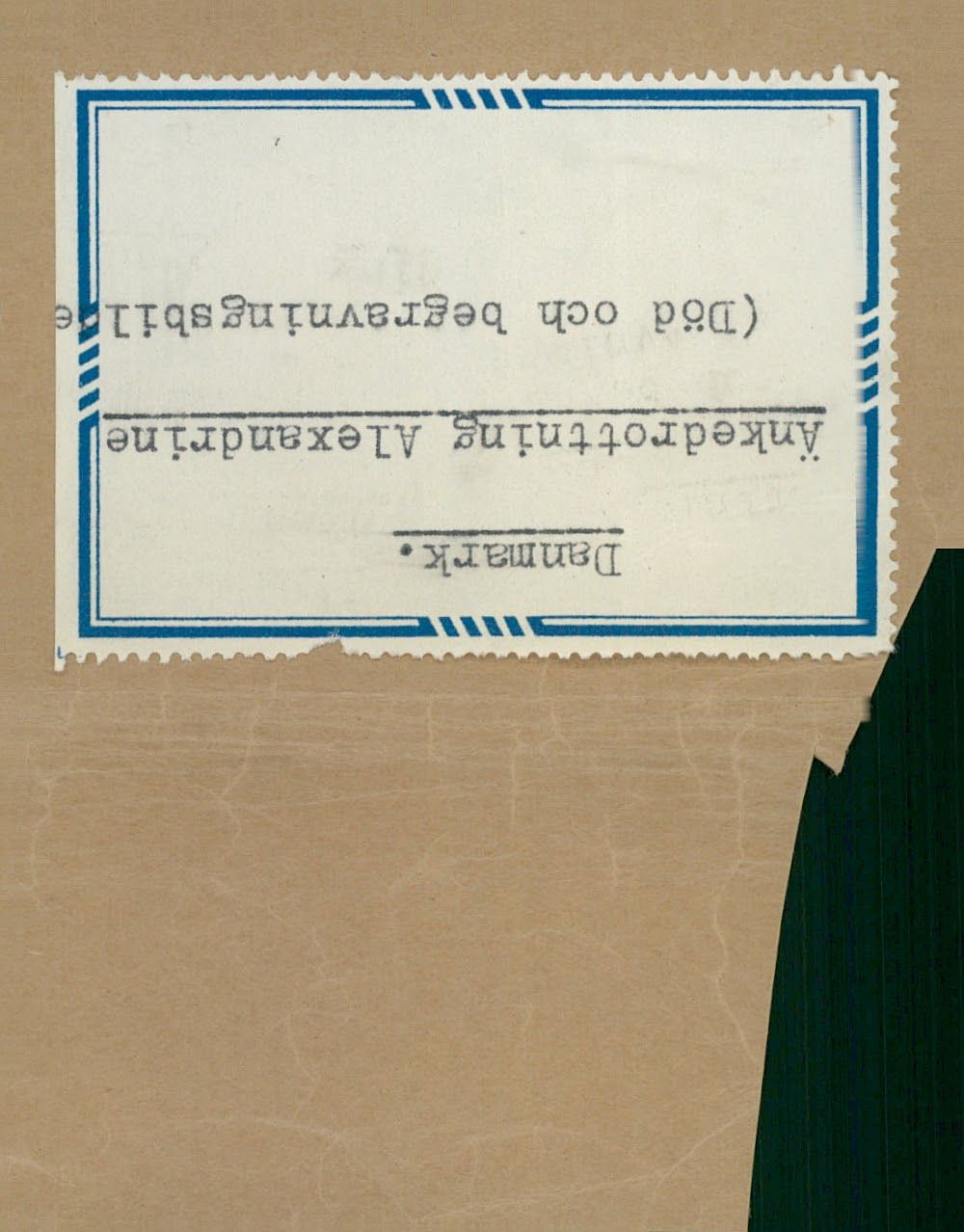 Crown Prince Knud and his wife Caroline-Mathilde - Vintage Photograph