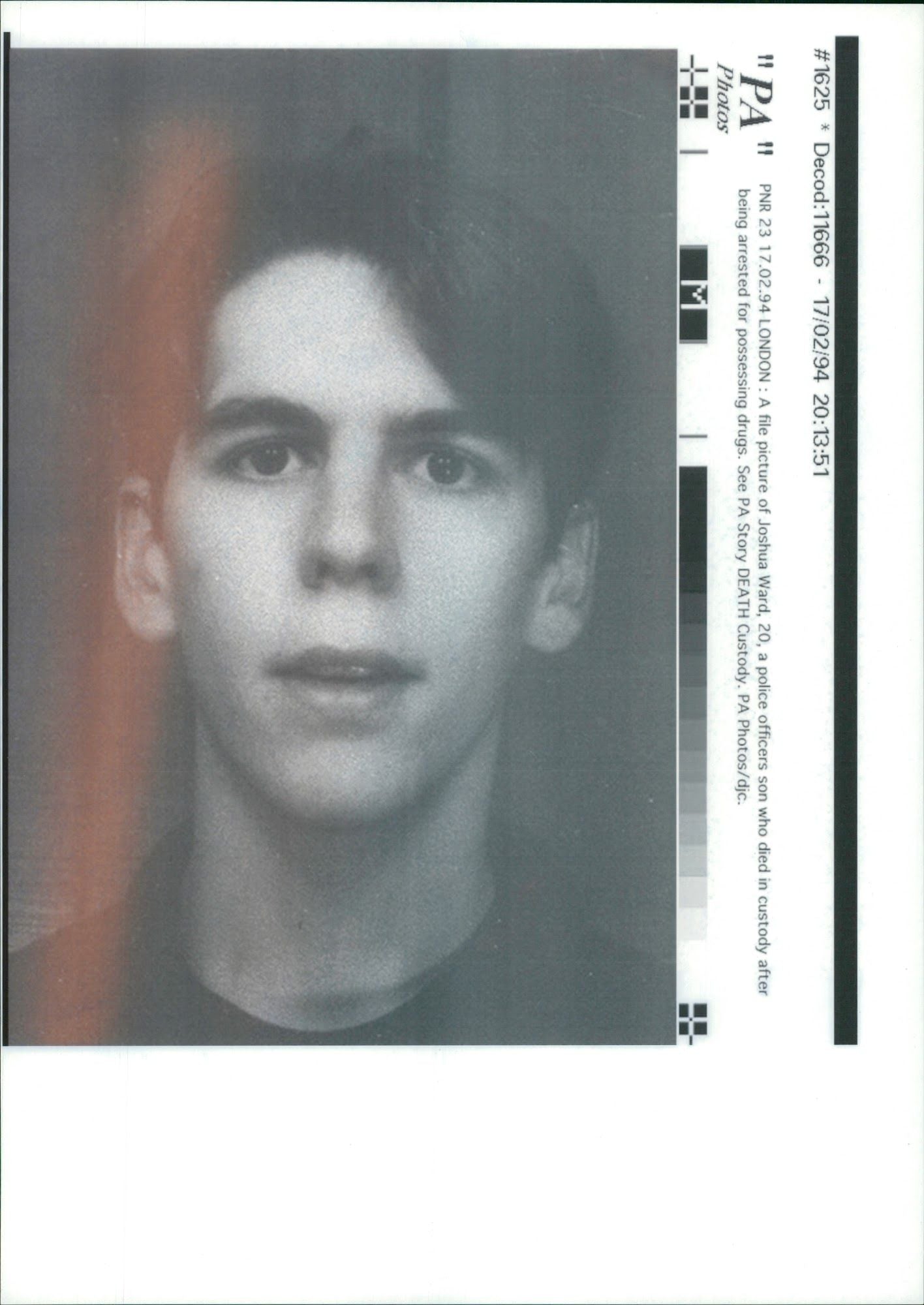 ward joshua:a file picture of joshua ward. - Vintage Photograph