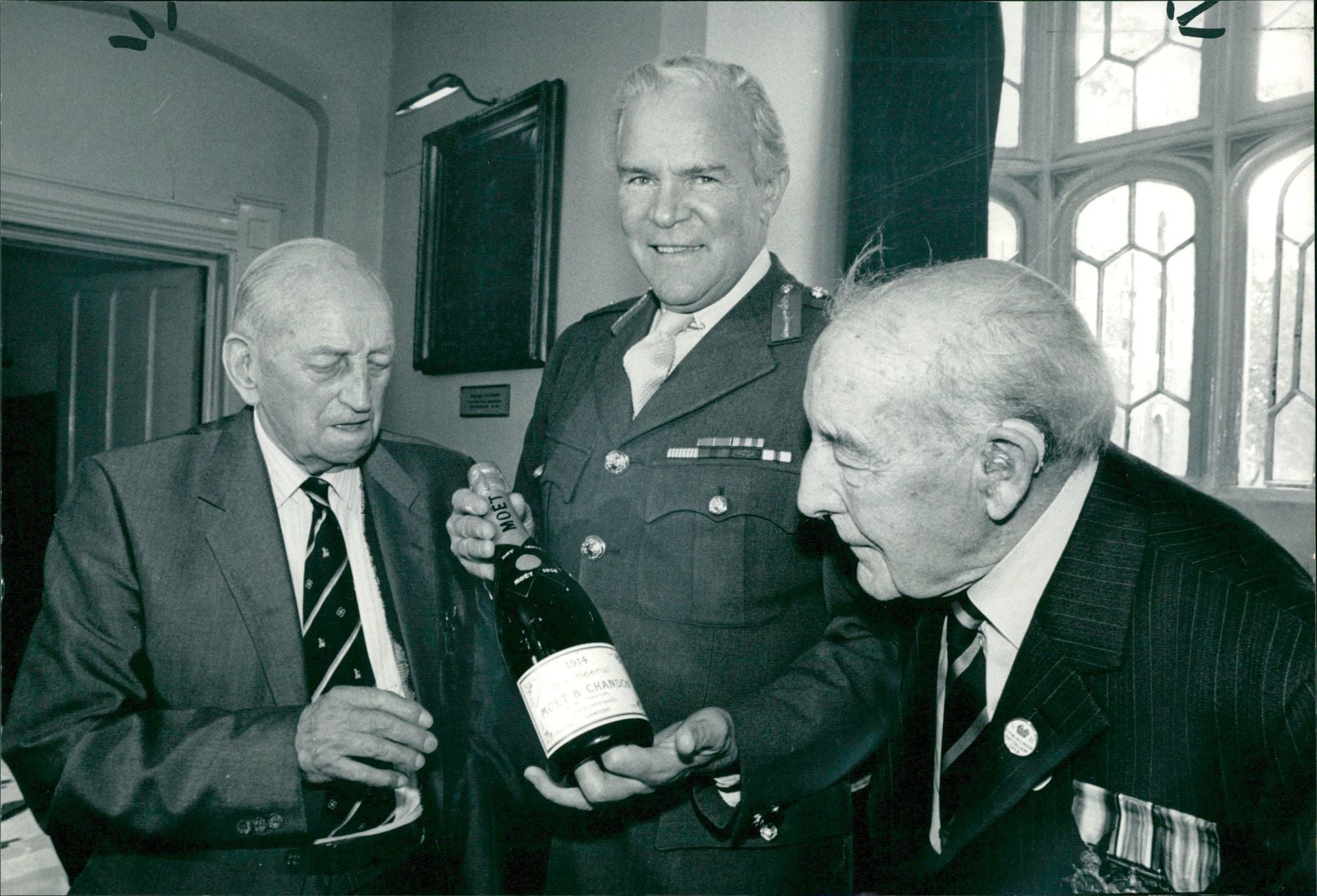 Major General David Woodford, John Farnsworth and Ernest Field. - Vint