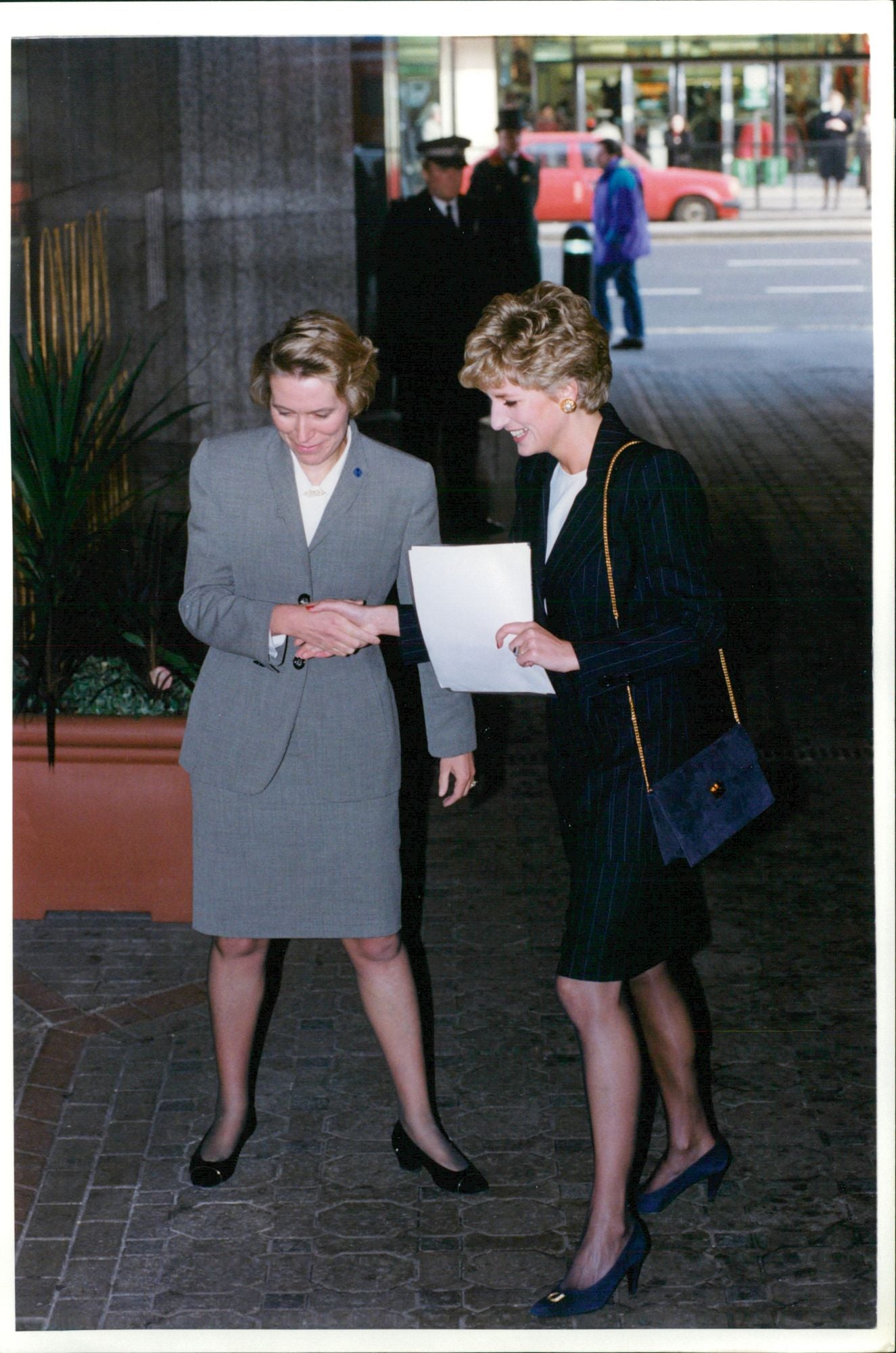 Virginia Bottomley with princess of wales - Vintage Photograph