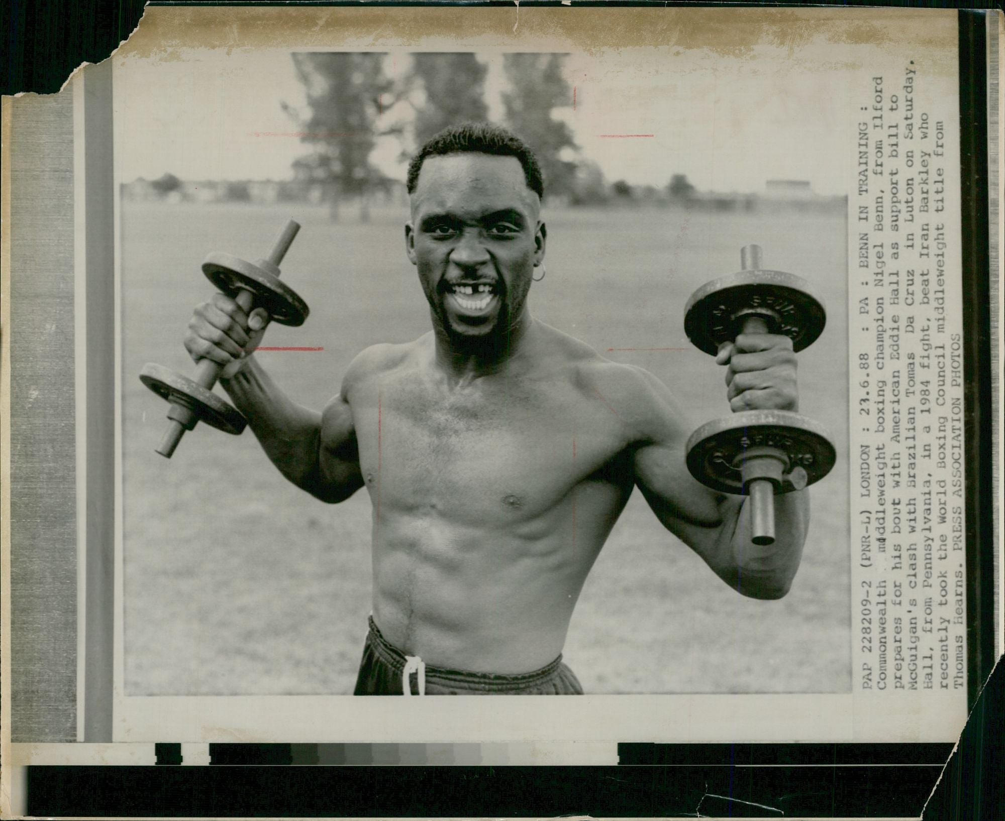 Nigel Gregory Benn - Vintage Photograph