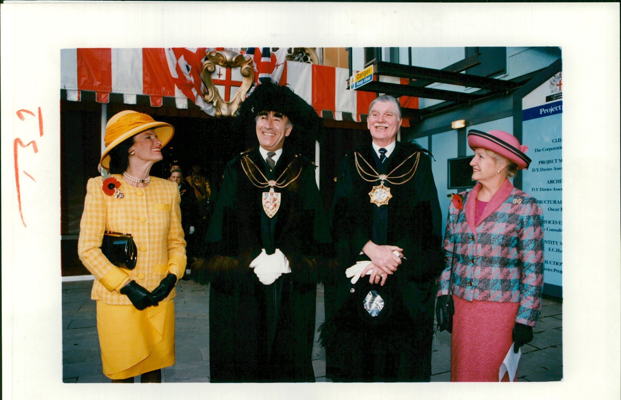 Paul newall:with his wife penny. - Vintage Photograph