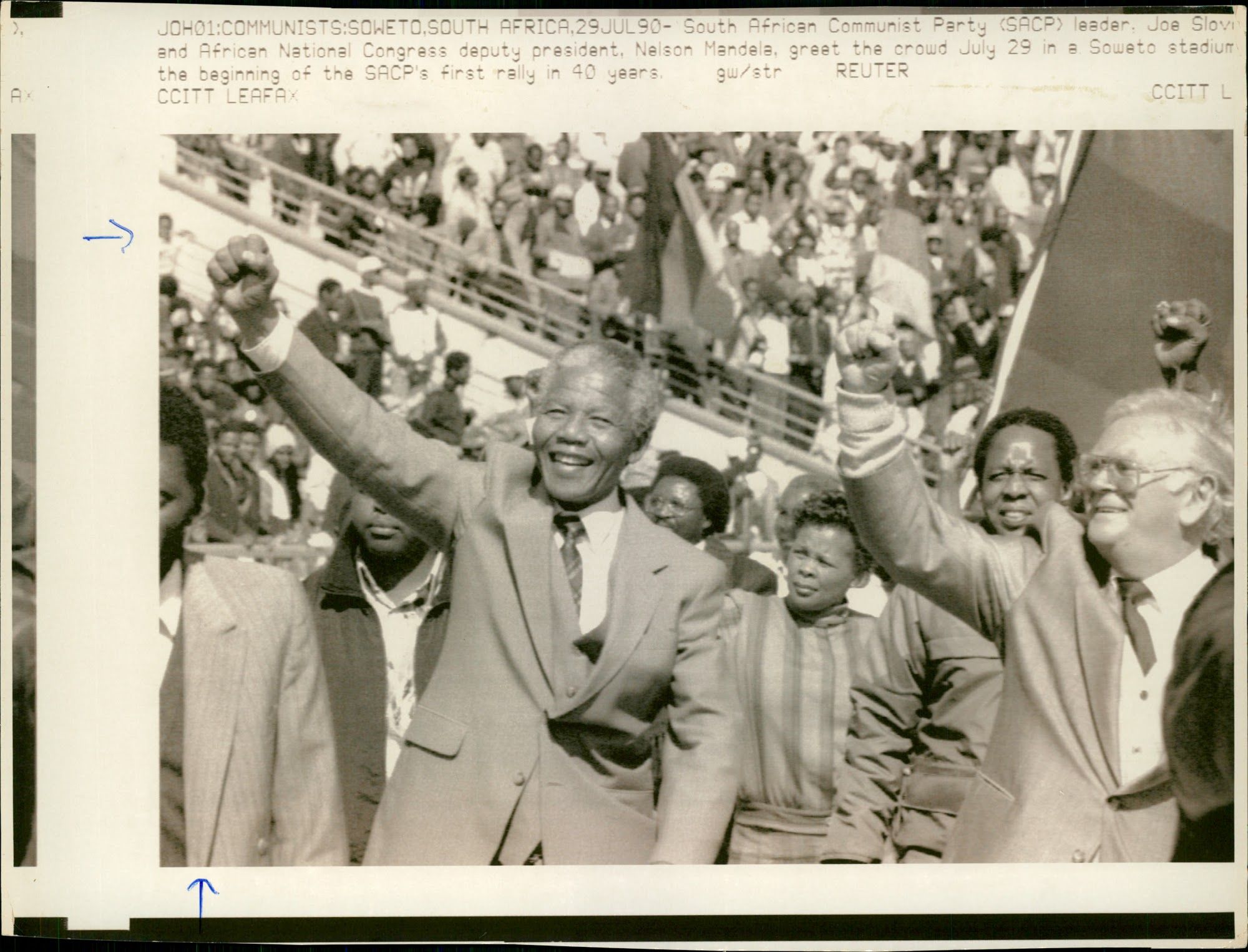 Nelson Mandela: - Vintage Photograph