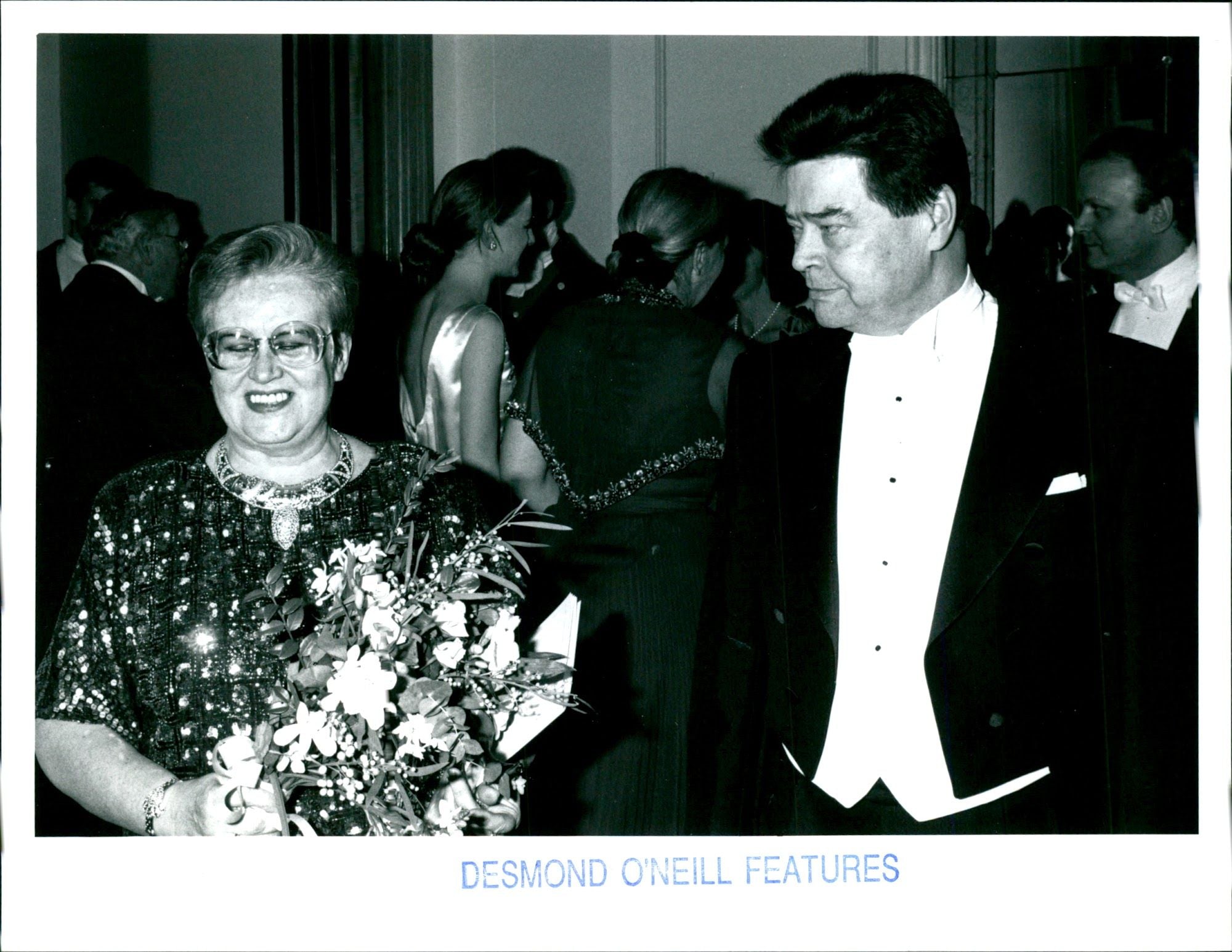 Boris Pankin and his wife. - Vintage Photograph