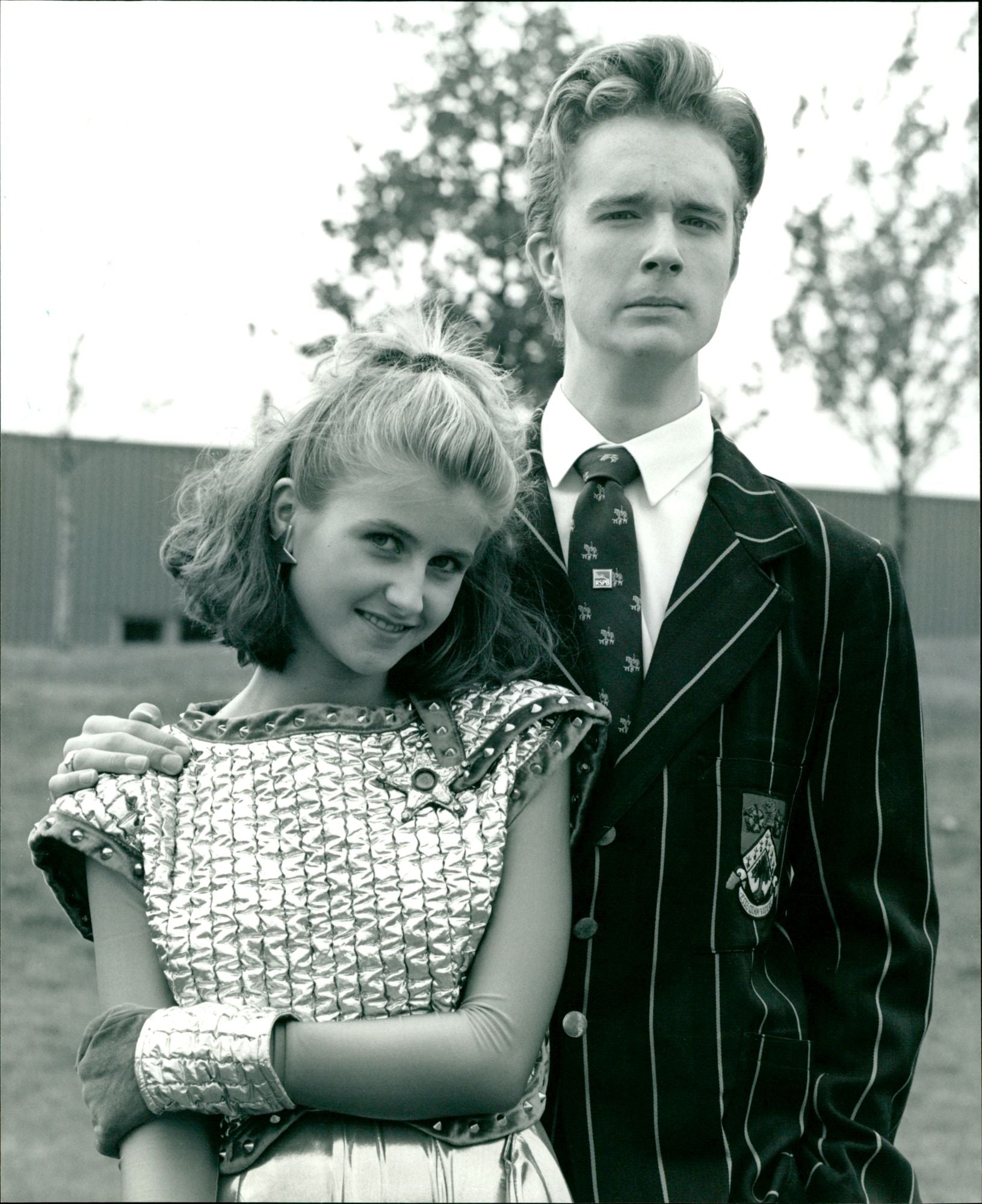 Actress Danielle Tilley with Mark Dexter in 'Palace Hill' - Vintage Ph