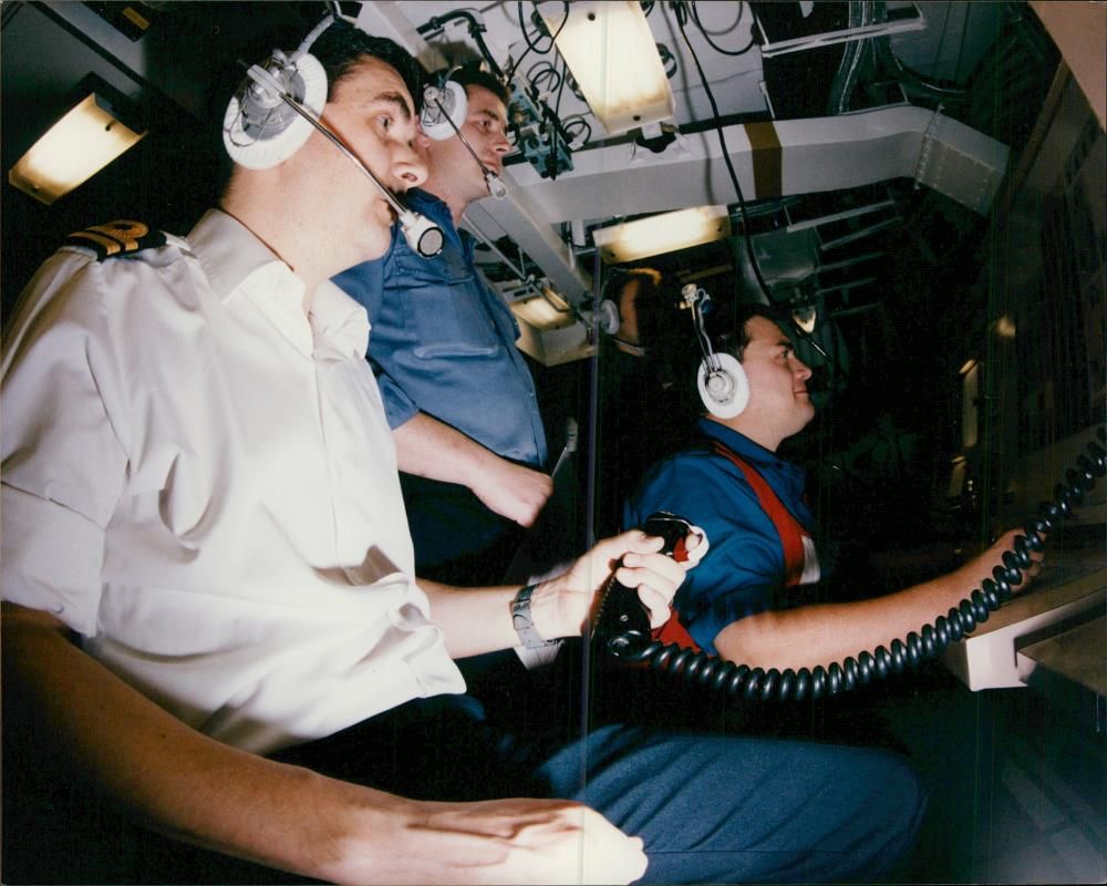 Vanguard Sub:hms neptune. - Vintage Photograph