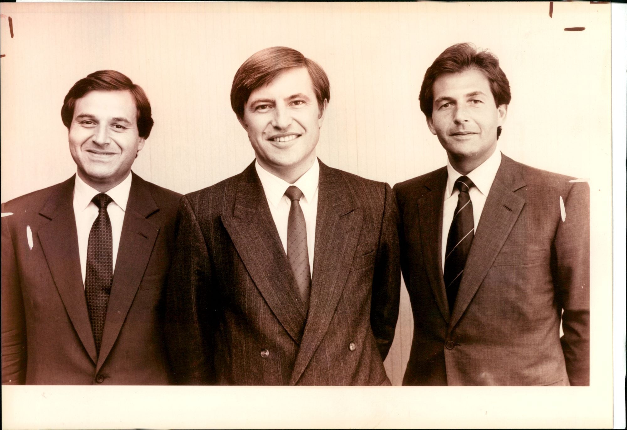 Graham Bourne, Andrew Blurton and Robert Bourne. - Vintage Photograph