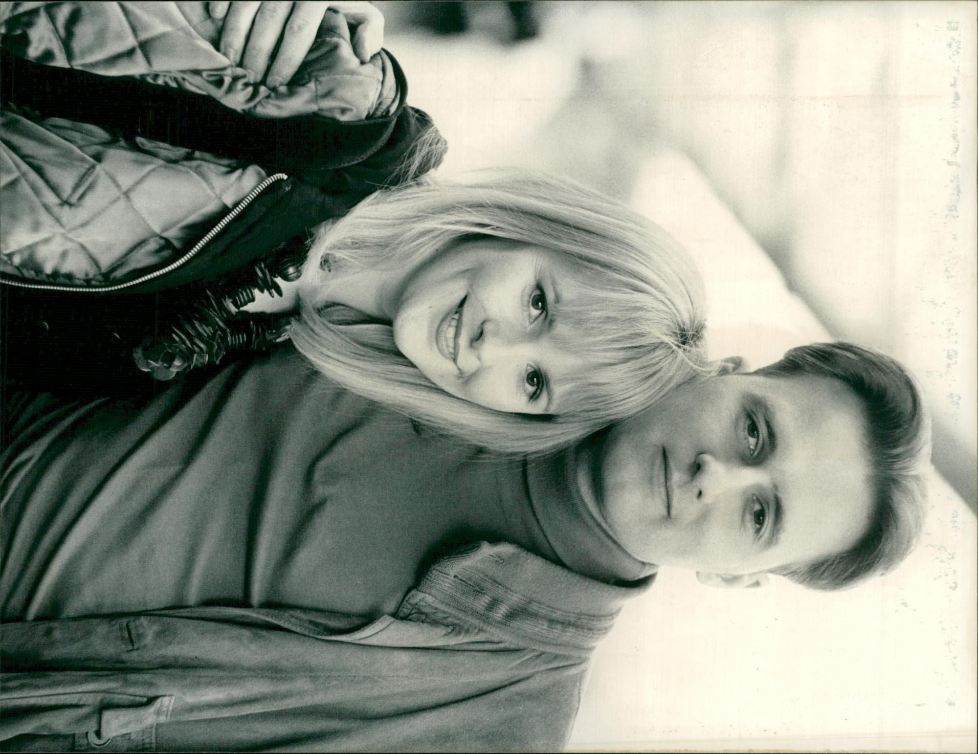 Actor Webster Gary and Gabrielle Cowburn - Vintage Photograph