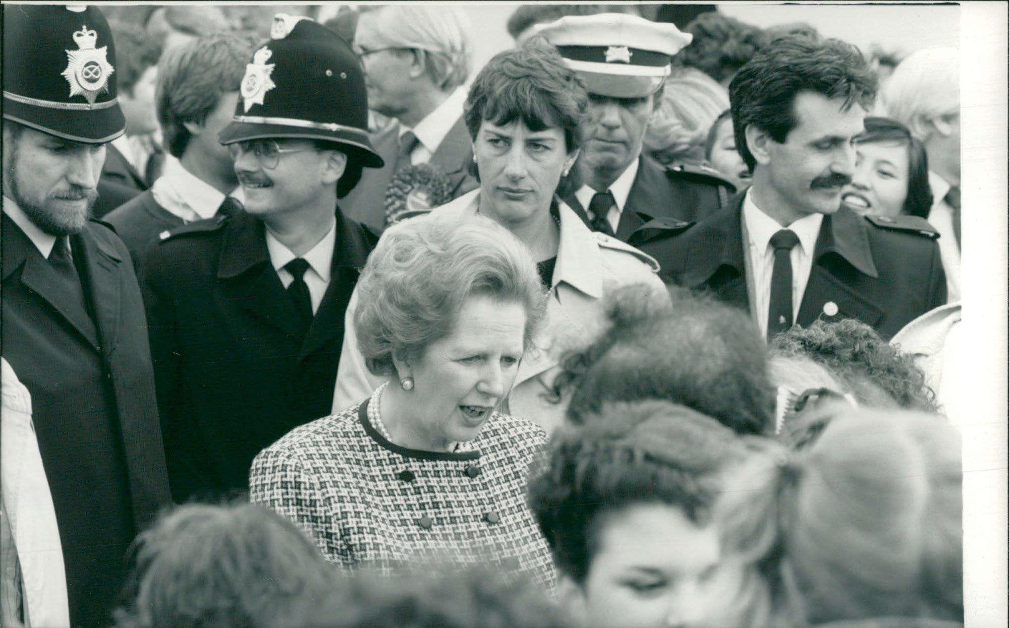 Bodyguards:The first female bodyguard. - Vintage Photograph