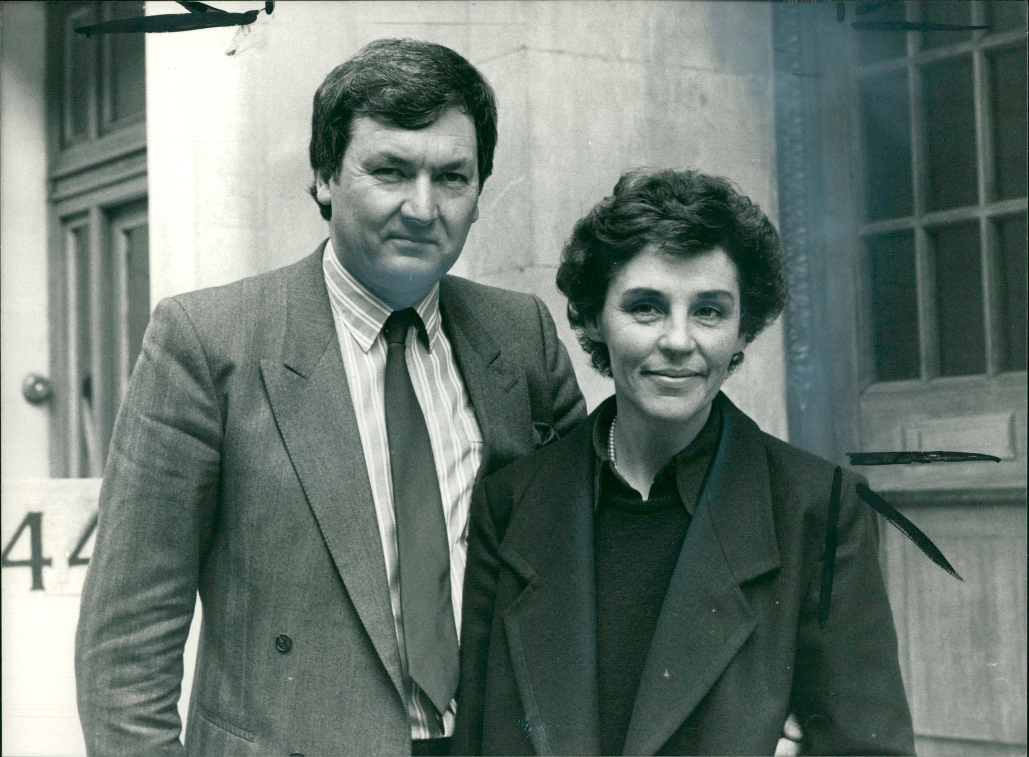 Mr. Richard English and his wife Ann - Vintage Photograph