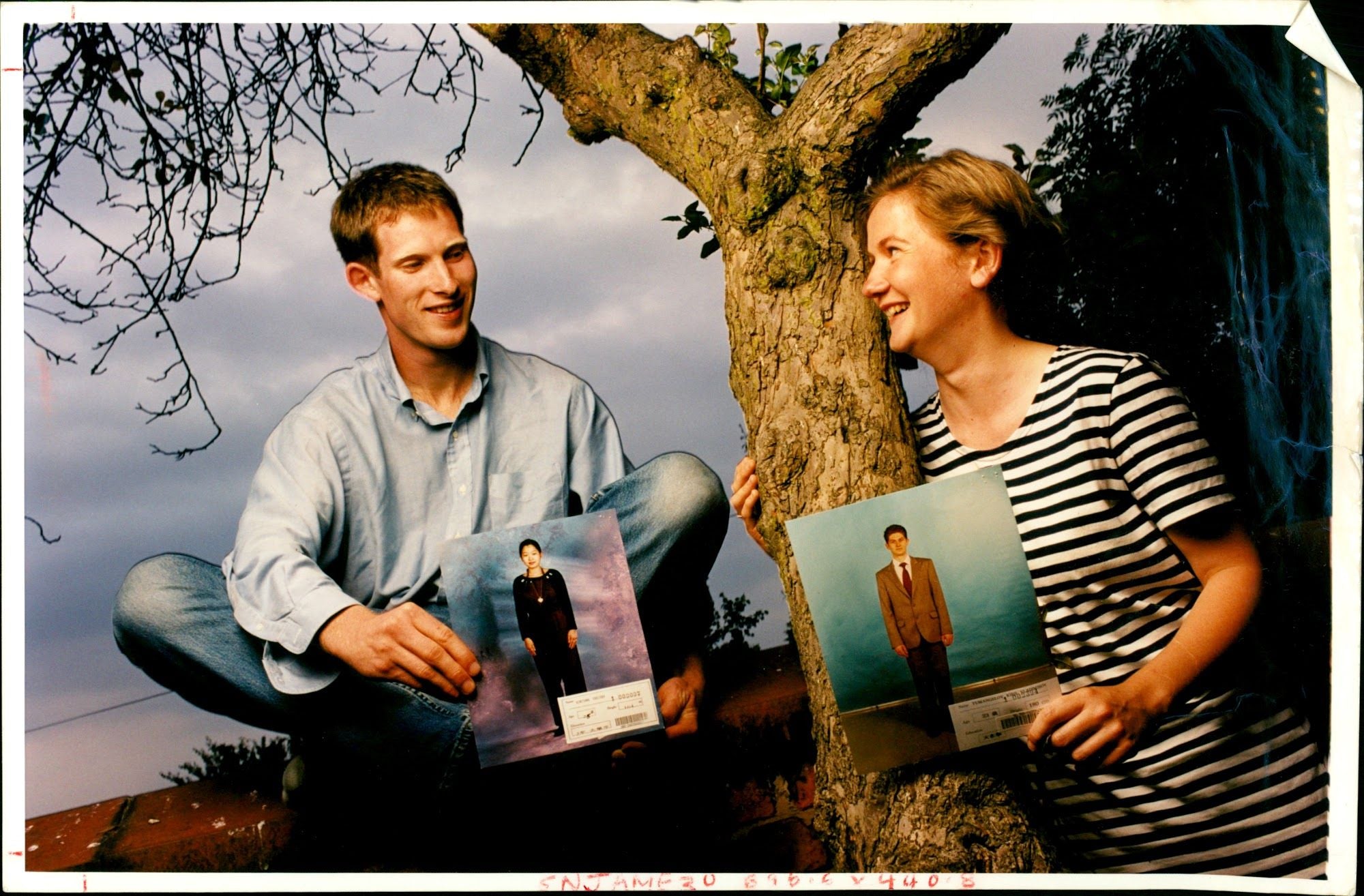 Simon Cooper and amanda sheehan. - Vintage Photograph