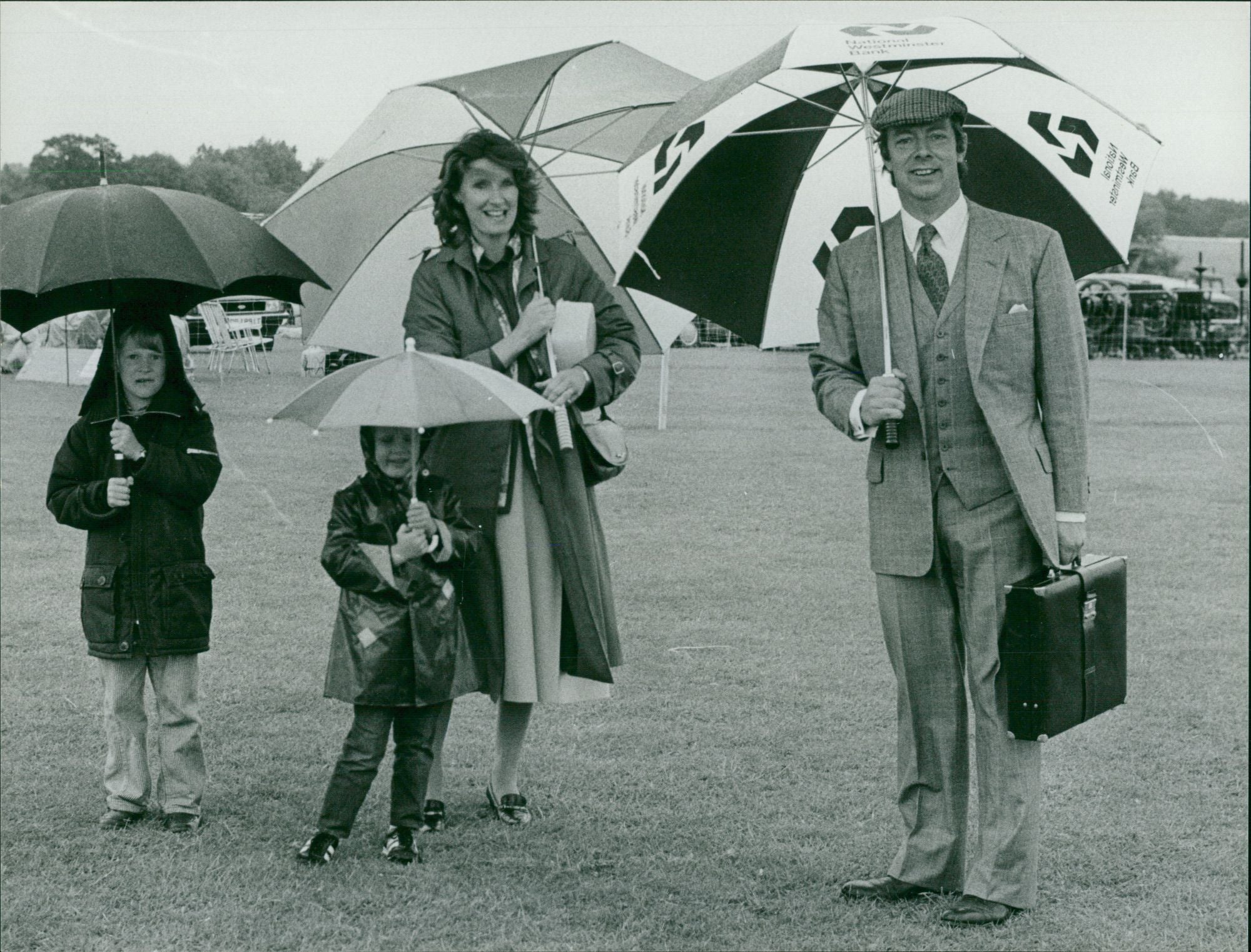 Viscount and Viscountess Raynham with their children, Thomas and Louis