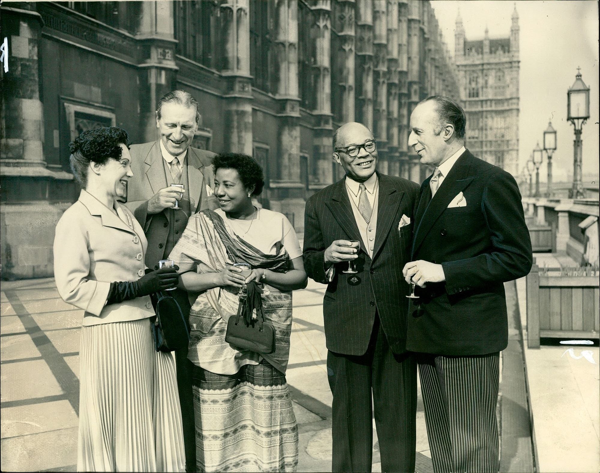 Mr. Hutton-Mills, and his wife; Mr. J.D.R.T. Tilney and Mrs. Tilney; a