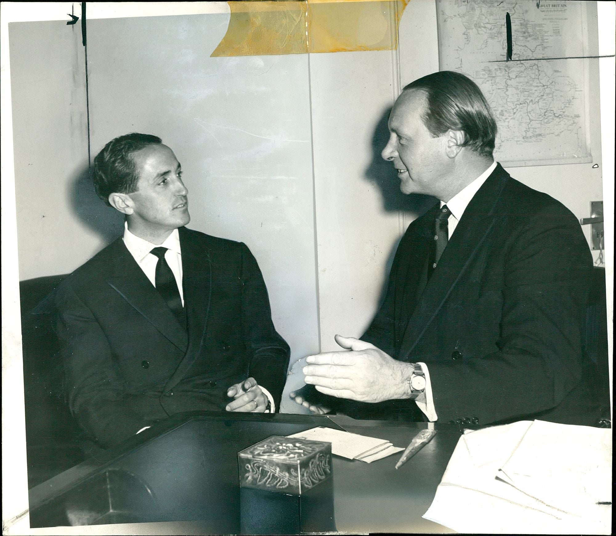 Baron Errol with Senior bravo. - Vintage Photograph