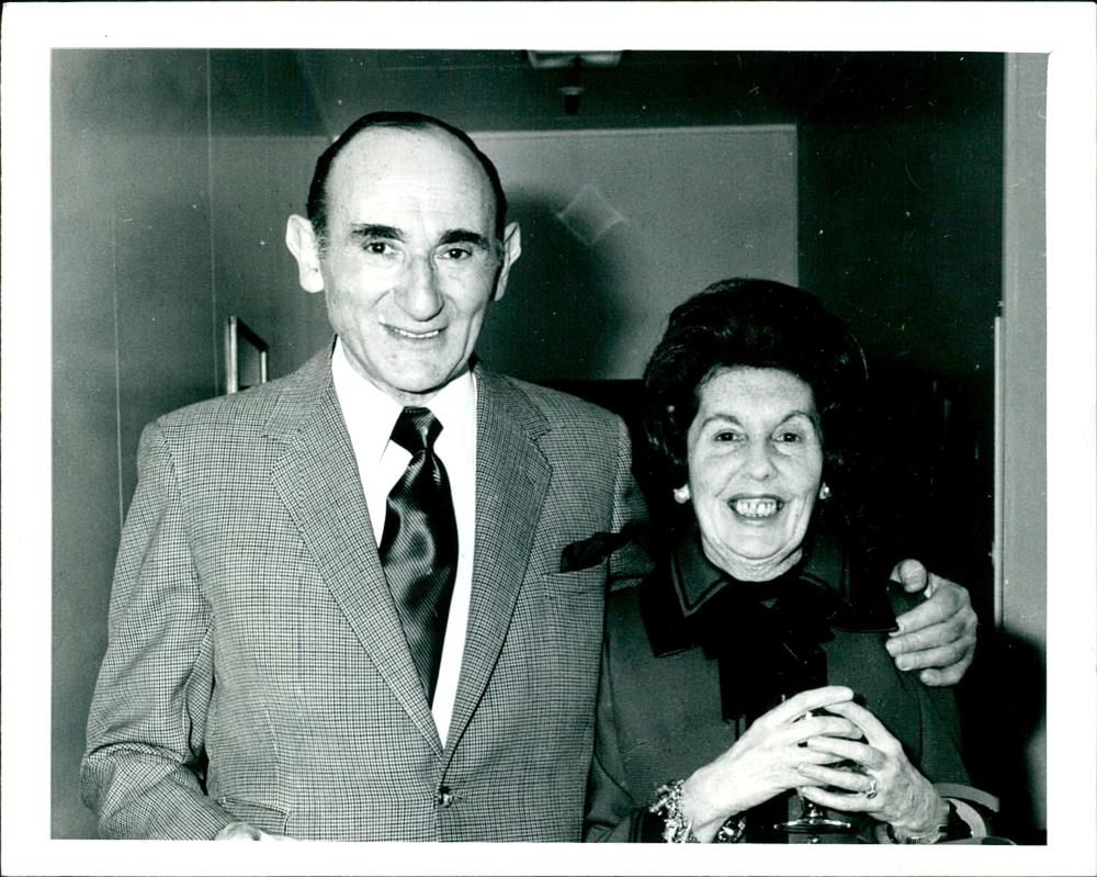 Alfred Tack with his wife - Vintage Photograph