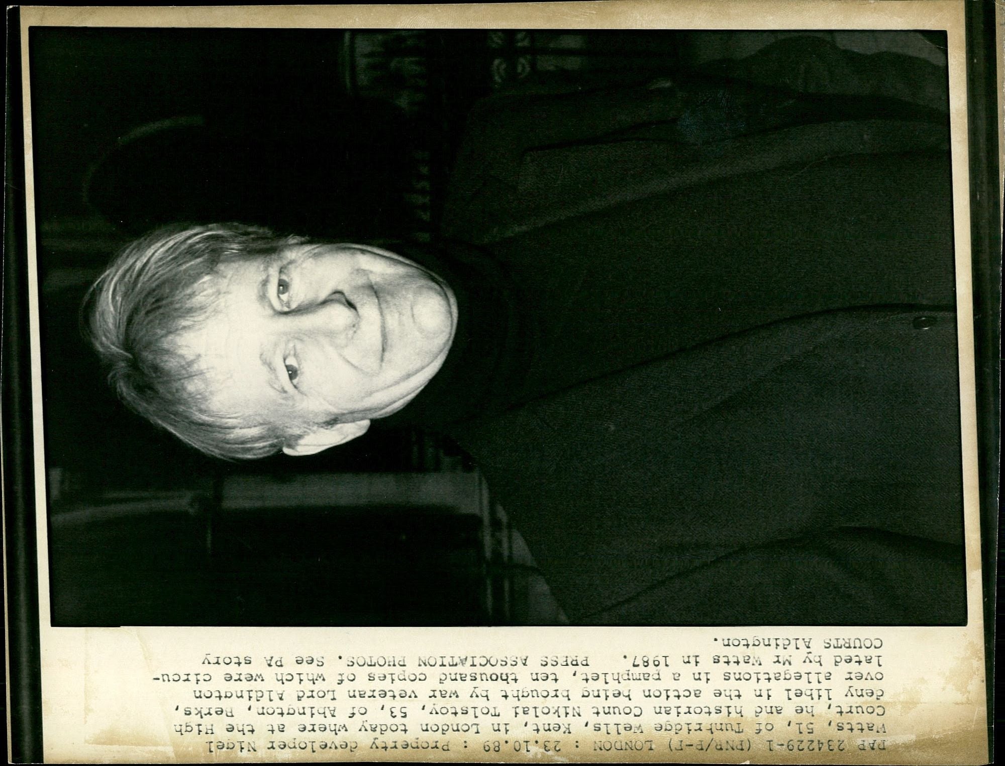 Nigel Watts. - Vintage Photograph