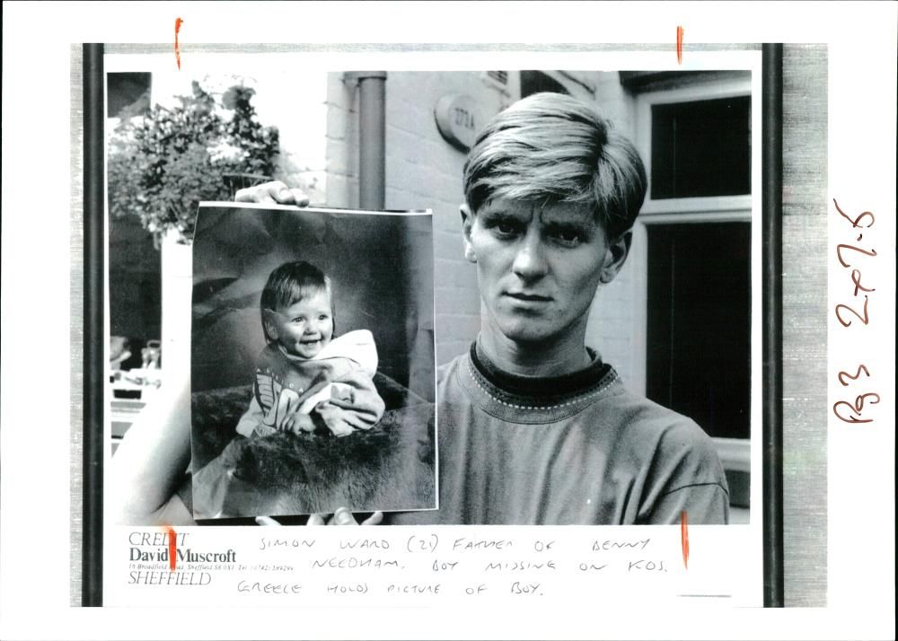 Simon ward father of Ben Needham. - Vintage Photograph