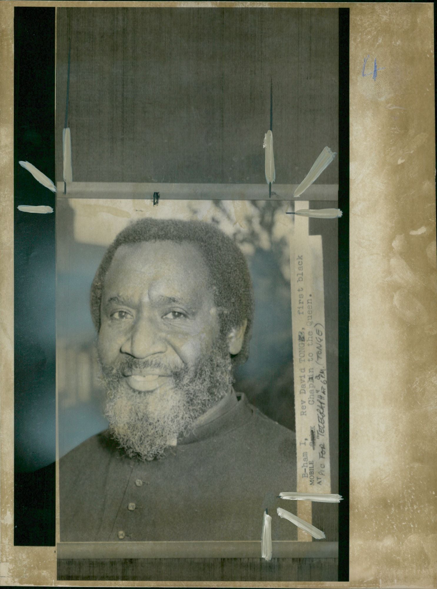 Reverend David Tonge - Vintage Photograph