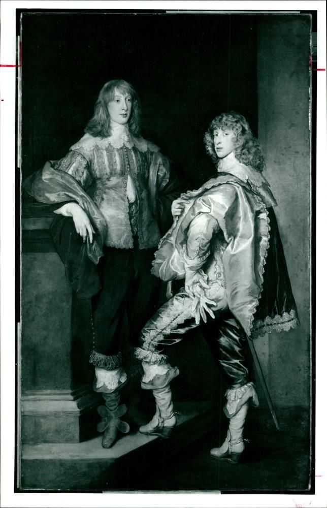 Lord John Stuart and his brother Lord Bernard Stuart. - Vintage Photog
