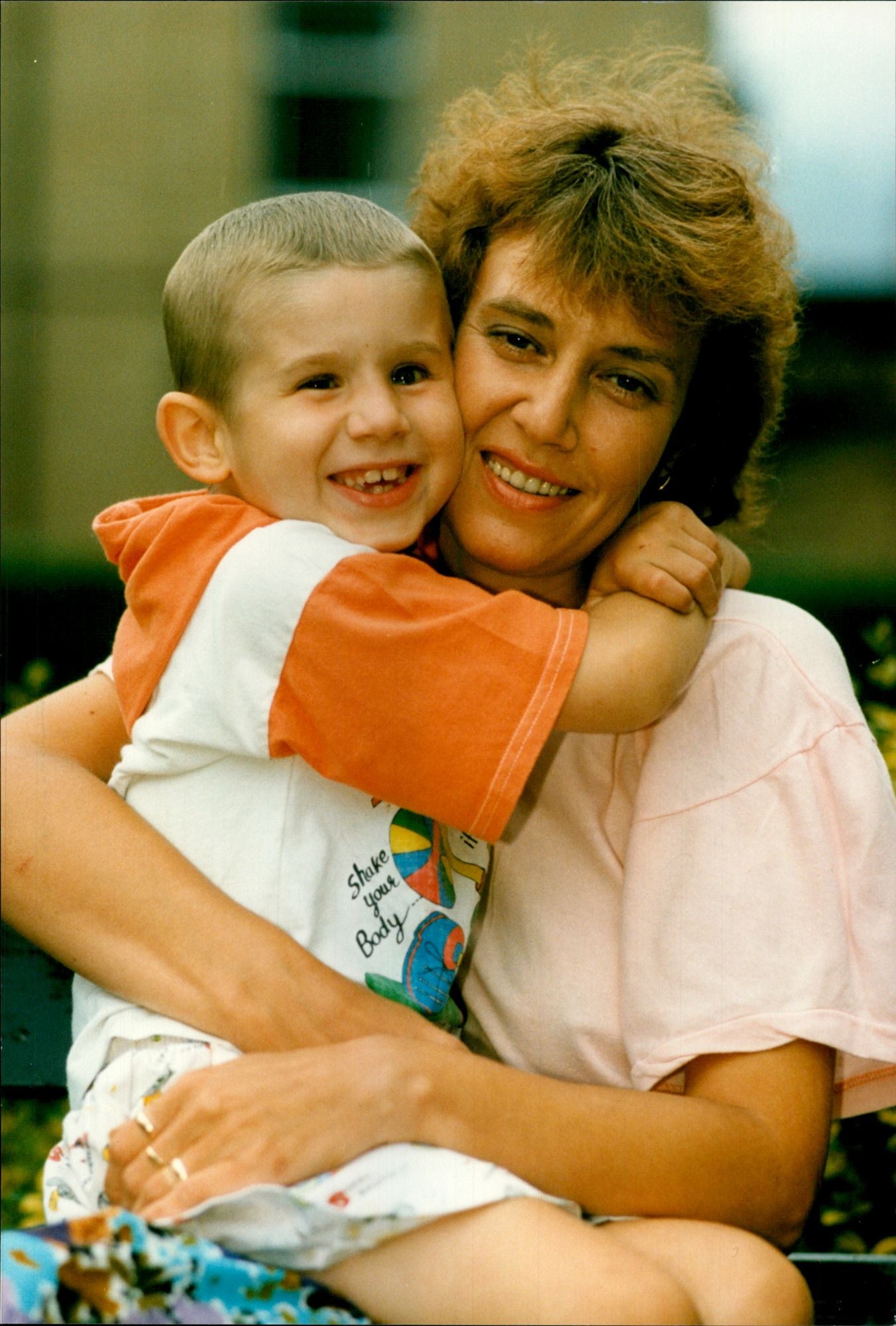 Nicholas Killen (6) with his mother Susan on the day before the life-s
