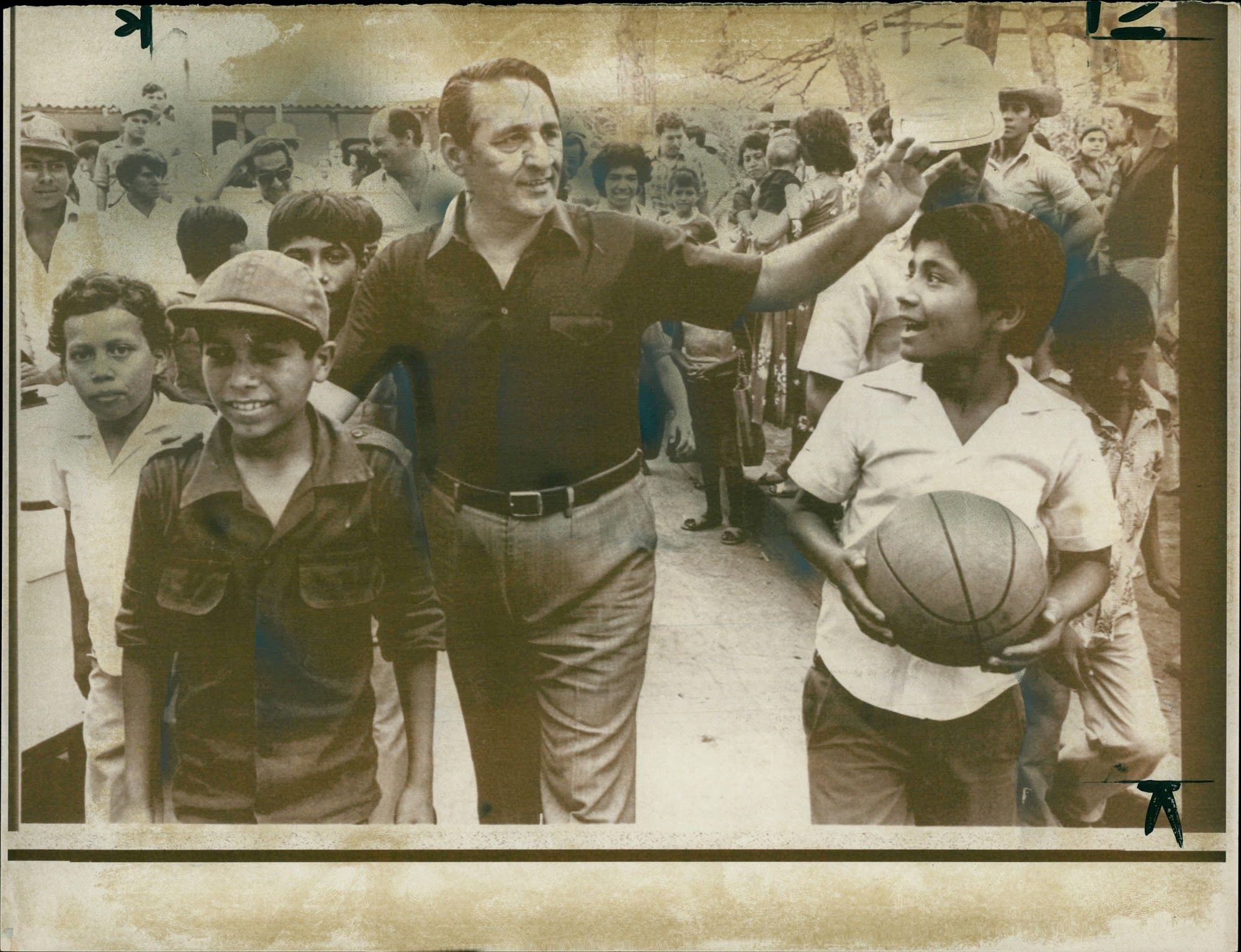 José Napoleón Duarte. - Vintage Photograph