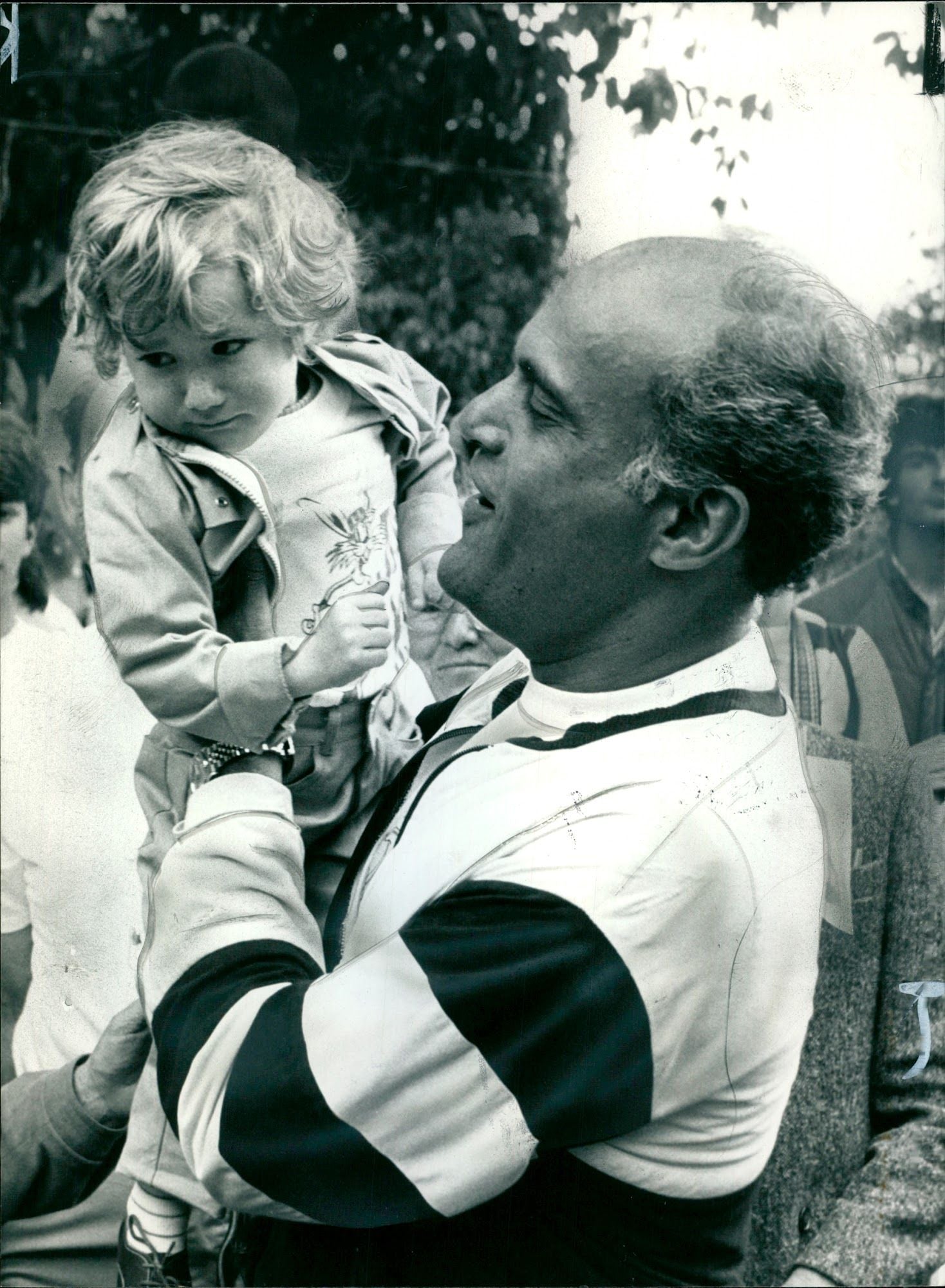 Magdi Yacoub with Jamie Gavin. - Vintage Photograph