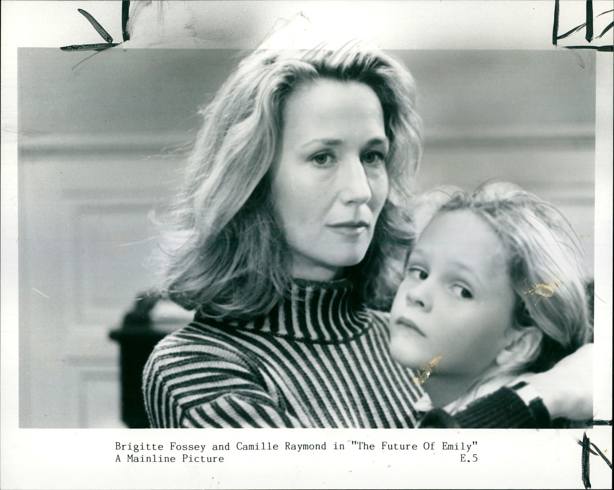 Actress Brigitte Fossey and Camille Raymond in 'The Future of Emily'