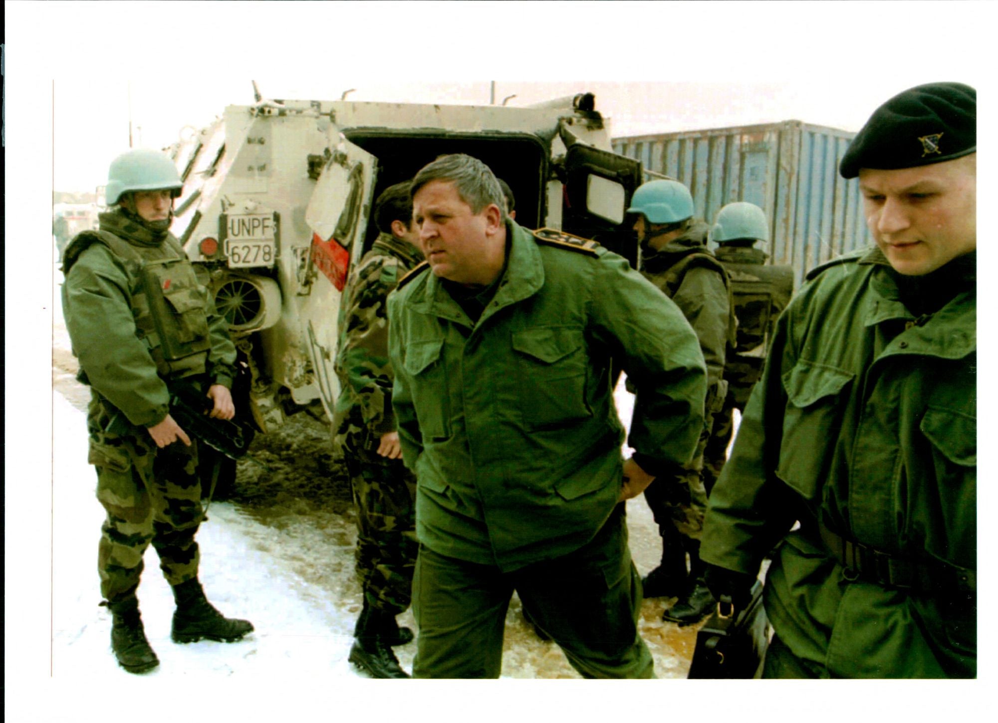 General Rasim Delic, commander of the Bosnian Government Army - Vintag