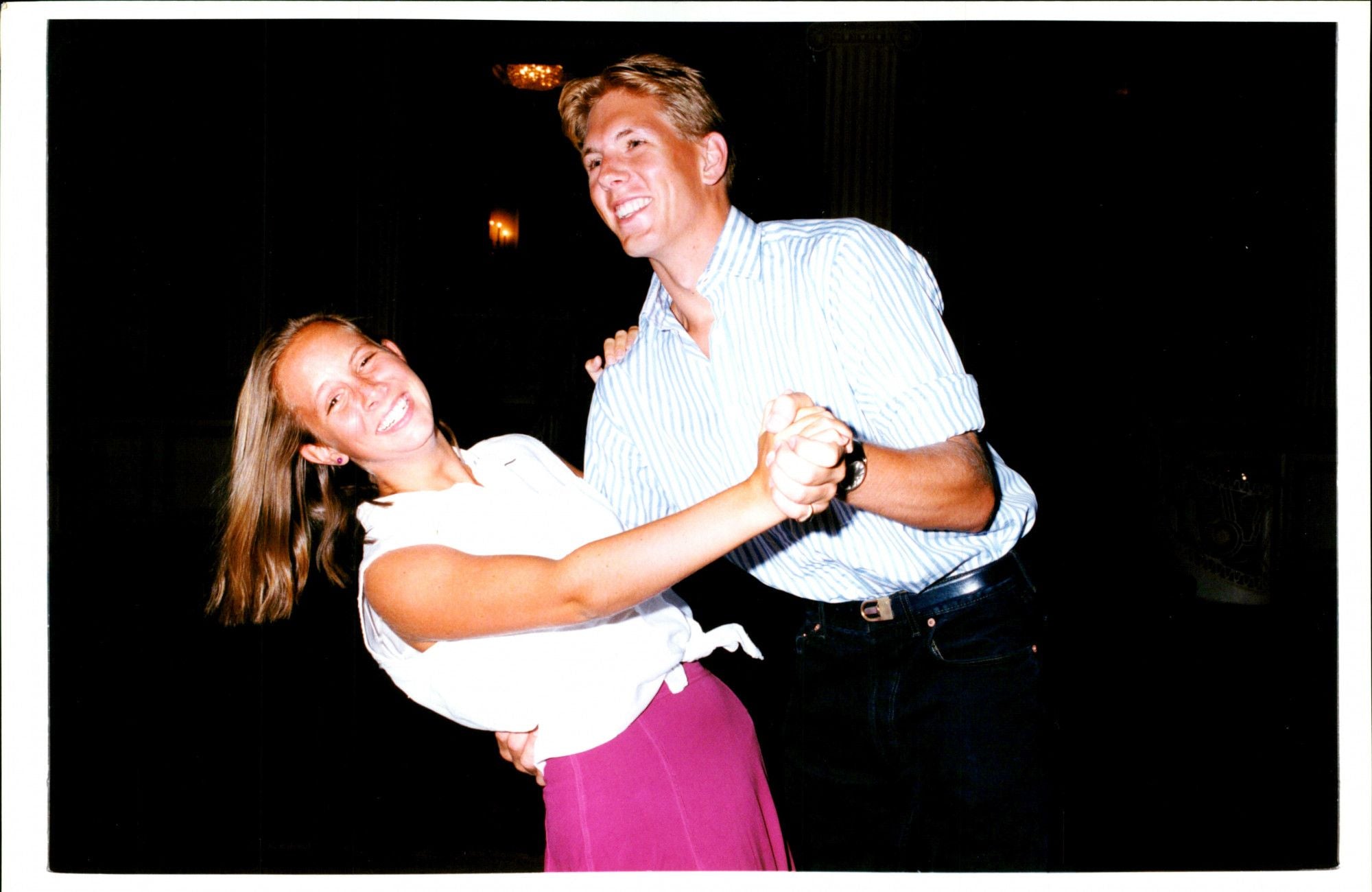 Amanda Liddiard and her brother James - Vintage Photograph