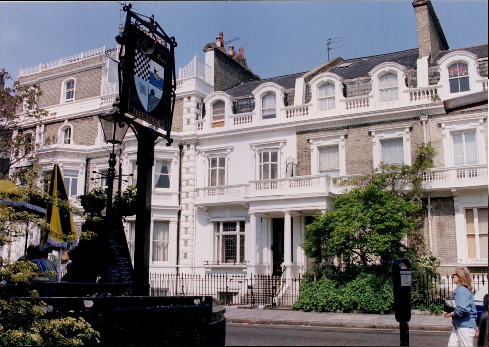 The house were the milburn family lives. - Vintage Photograph