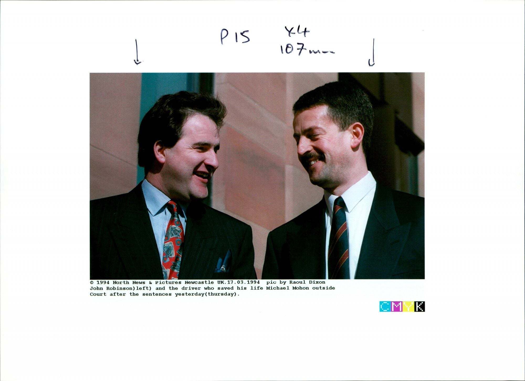 John Robinson and Michael Mohon - Vintage Photograph