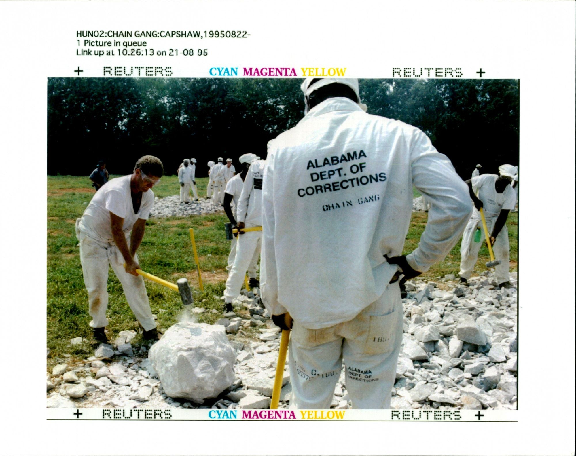 Limestone Correctional Facility in Capshaw, Alabama - Vintage Photogra