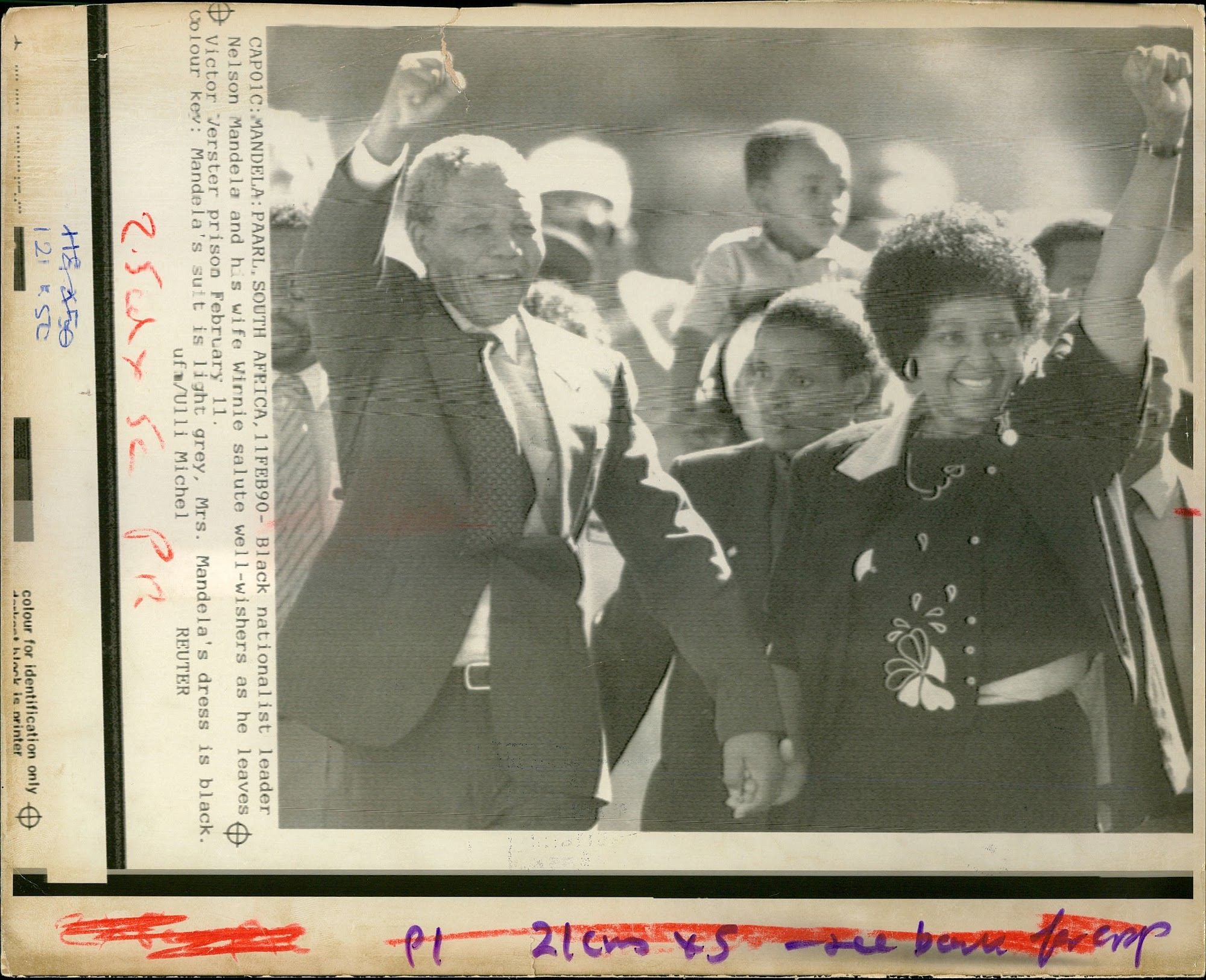 Nelson Mandela - Vintage Photograph