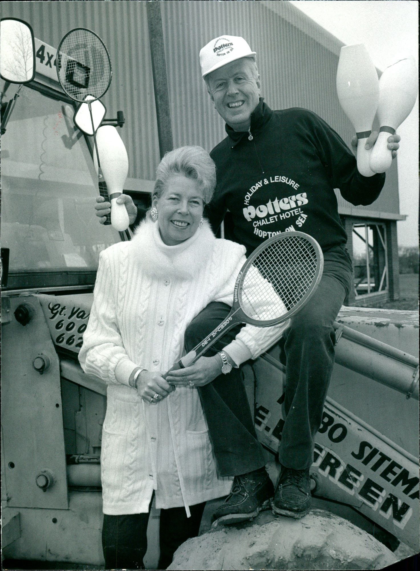 Brian Potter, former Managing Director of Potters Resort with wife Jud