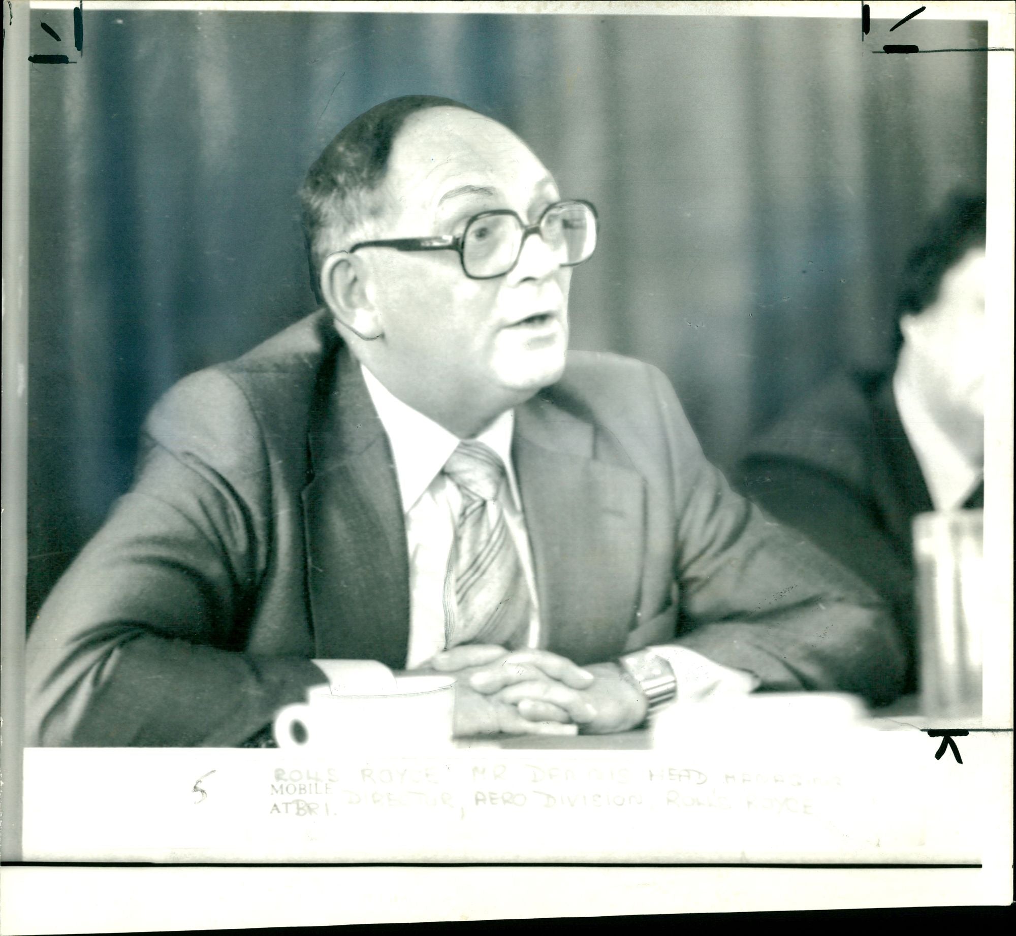 Dennis Head, managing director of the Rolls-Royce aero engine division