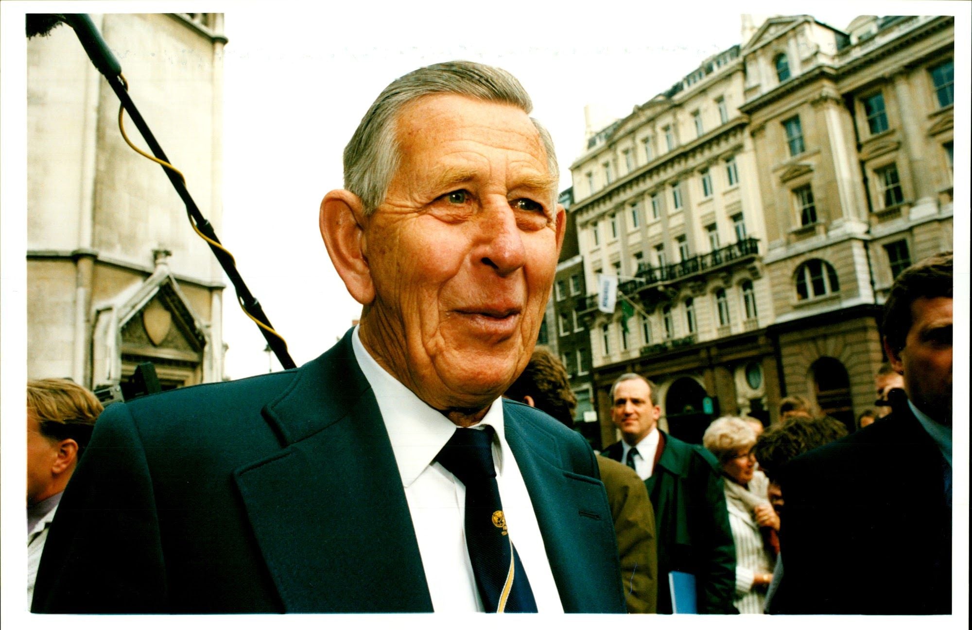 Ken Aston, English former teacher and football referee - Vintage Photo