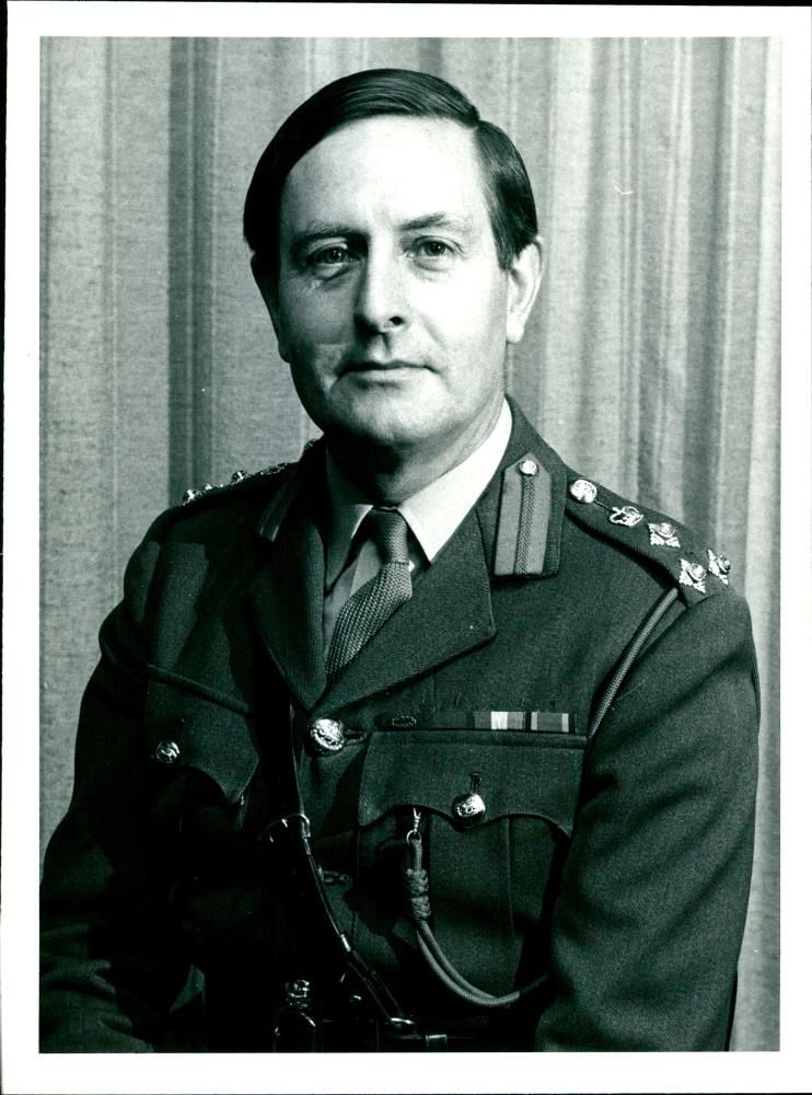 Brigadier Michael Aris. - Vintage Photograph