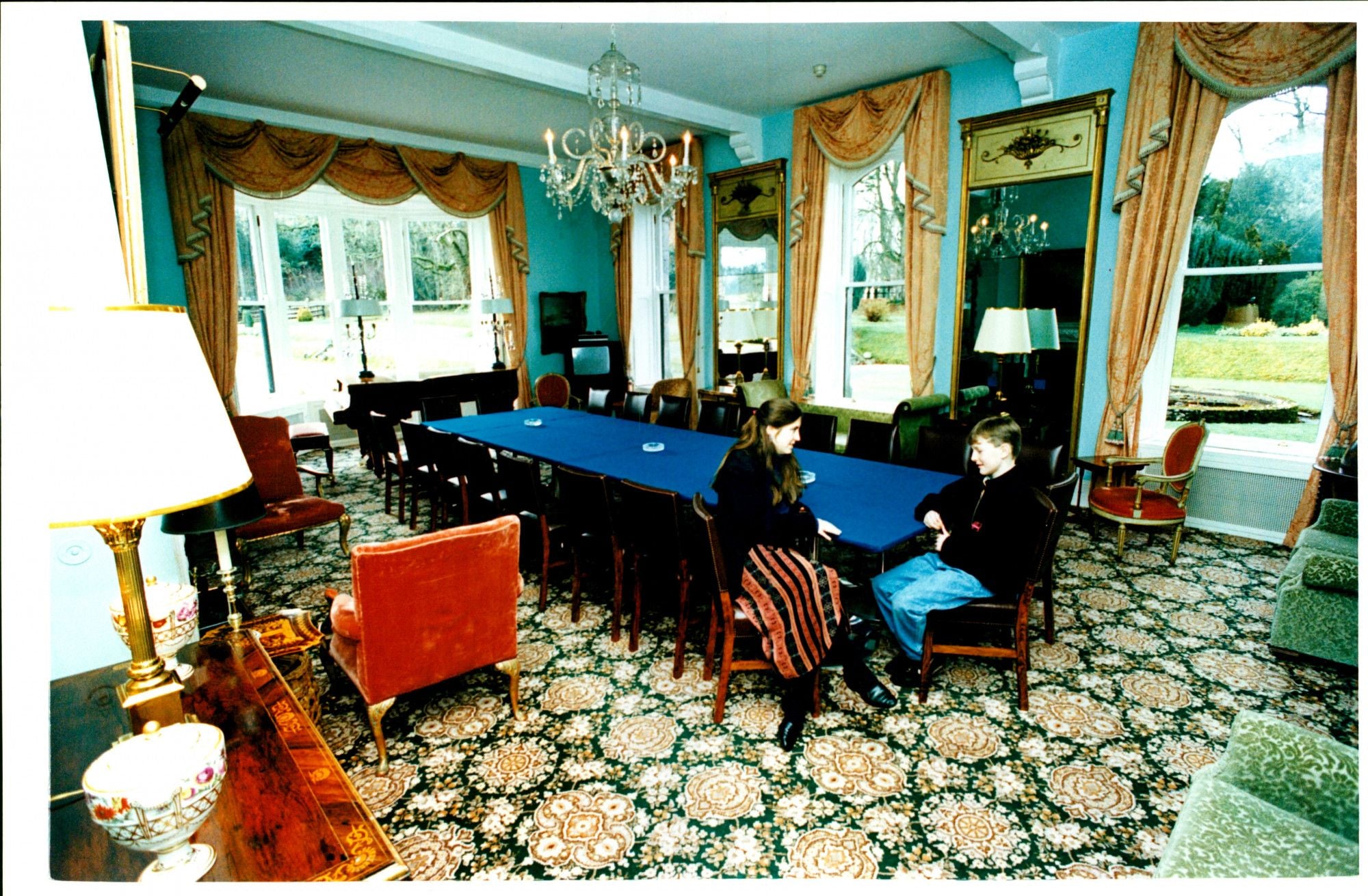 Barretstown Castle: Harriet Fennell and Robin White. - Vintage Photogr